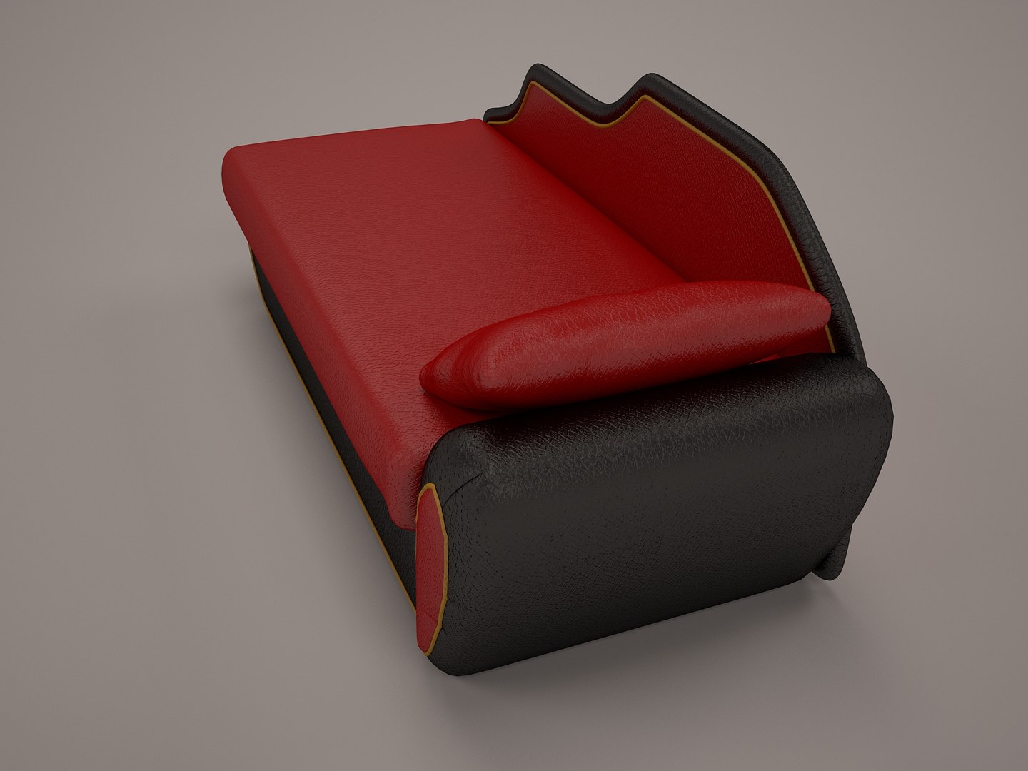 Simple Sofa 3d Model