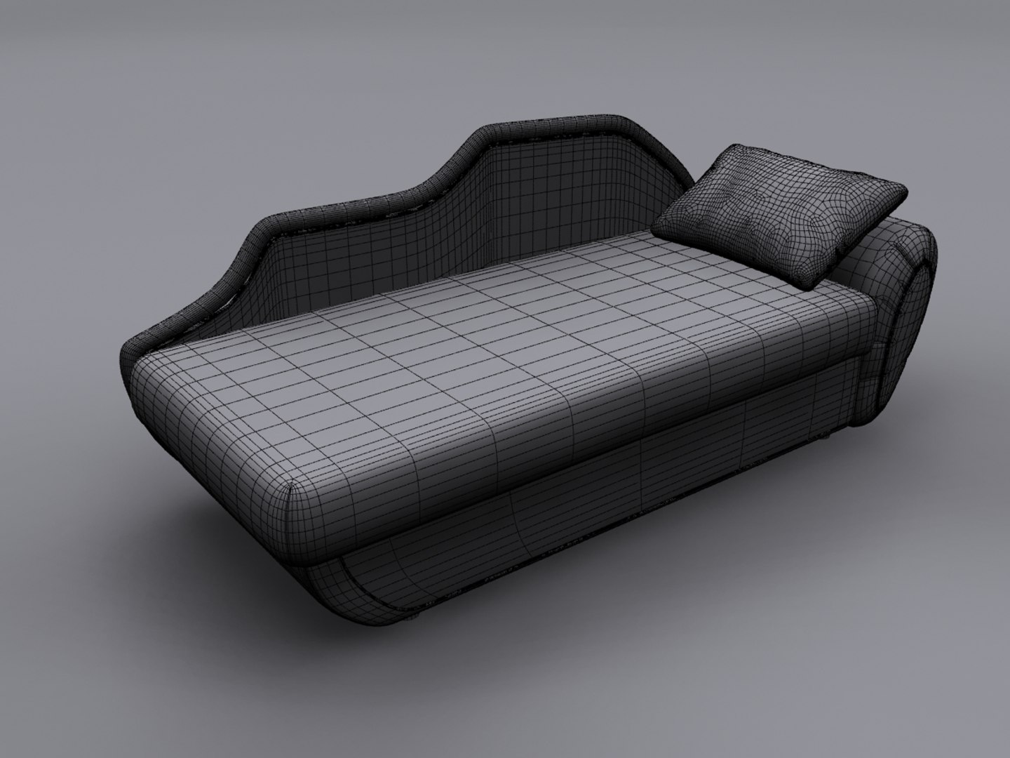 Simple Sofa 3d Model