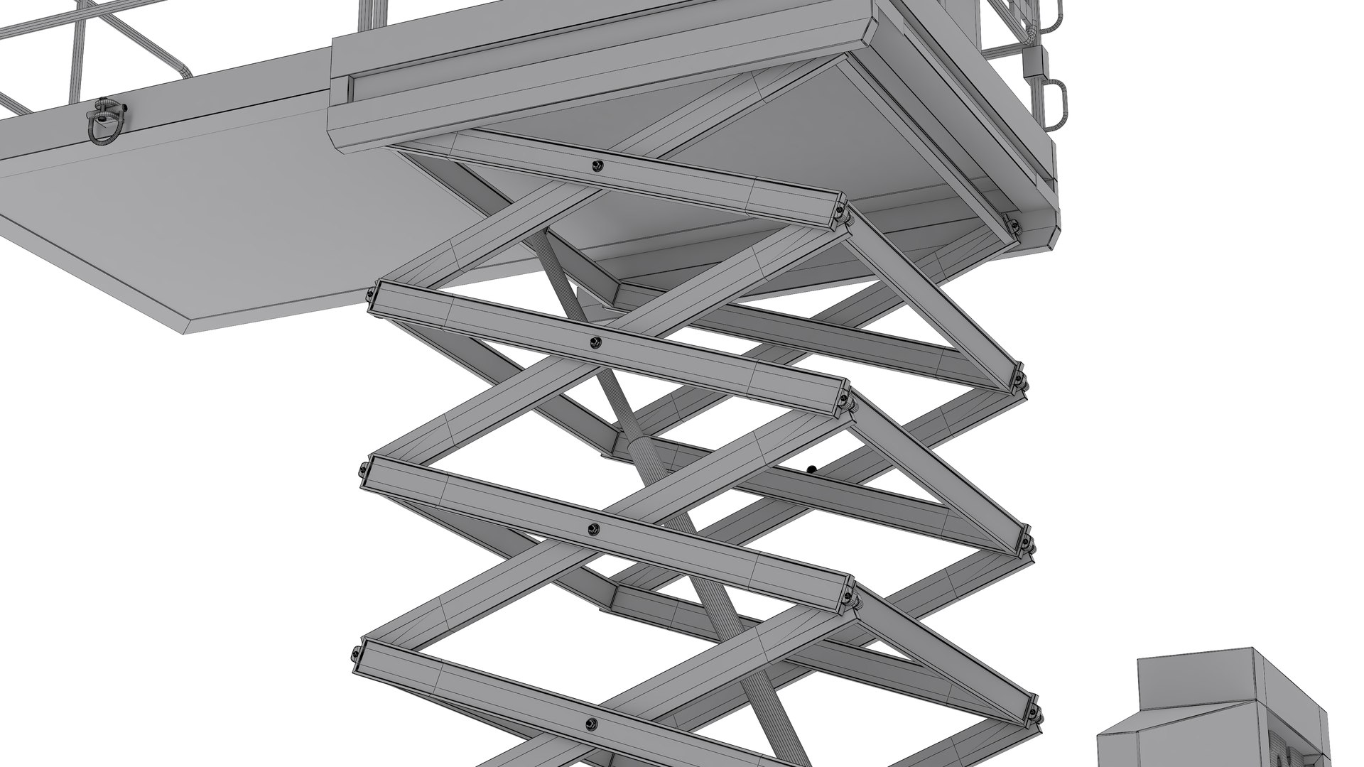 Scissor Lift 3D Model - TurboSquid 2297407