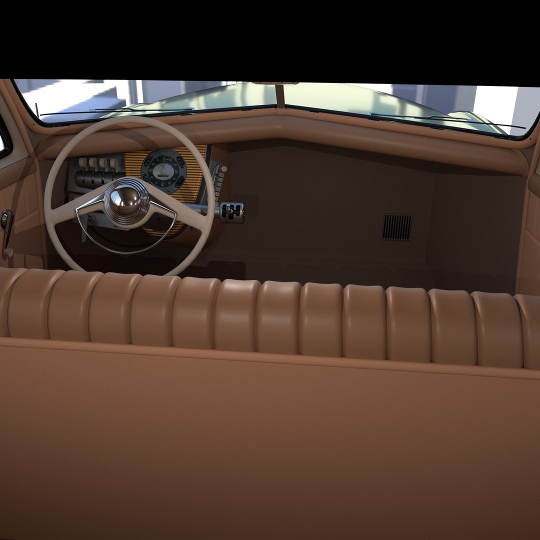 Tucker 48 Interior 3D - TurboSquid 1642574