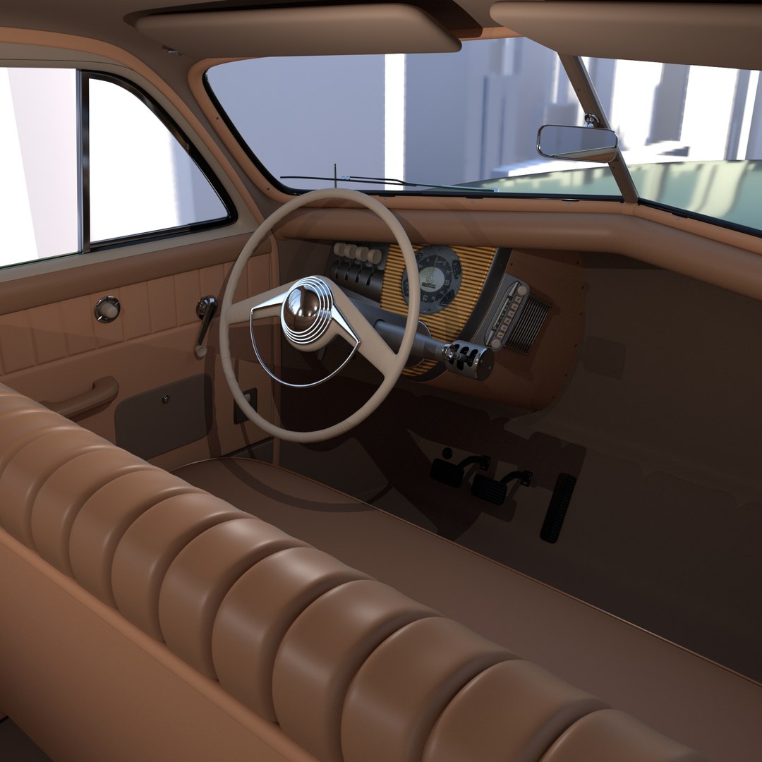 Tucker 48 Interior 3D - TurboSquid 1642574