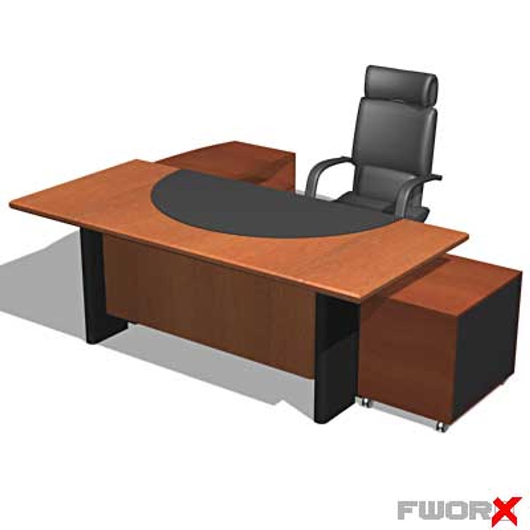 Desk Executive 3d Model