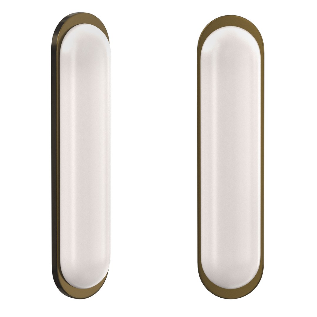 3D Model Bode Wall Light Brass - TurboSquid 2398535
