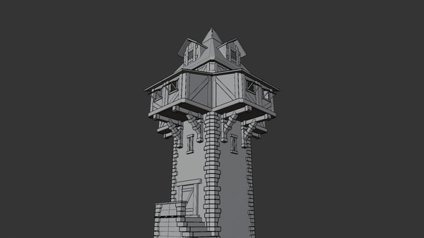 modelo 3d Atalaya medieval - TurboSquid 2245409