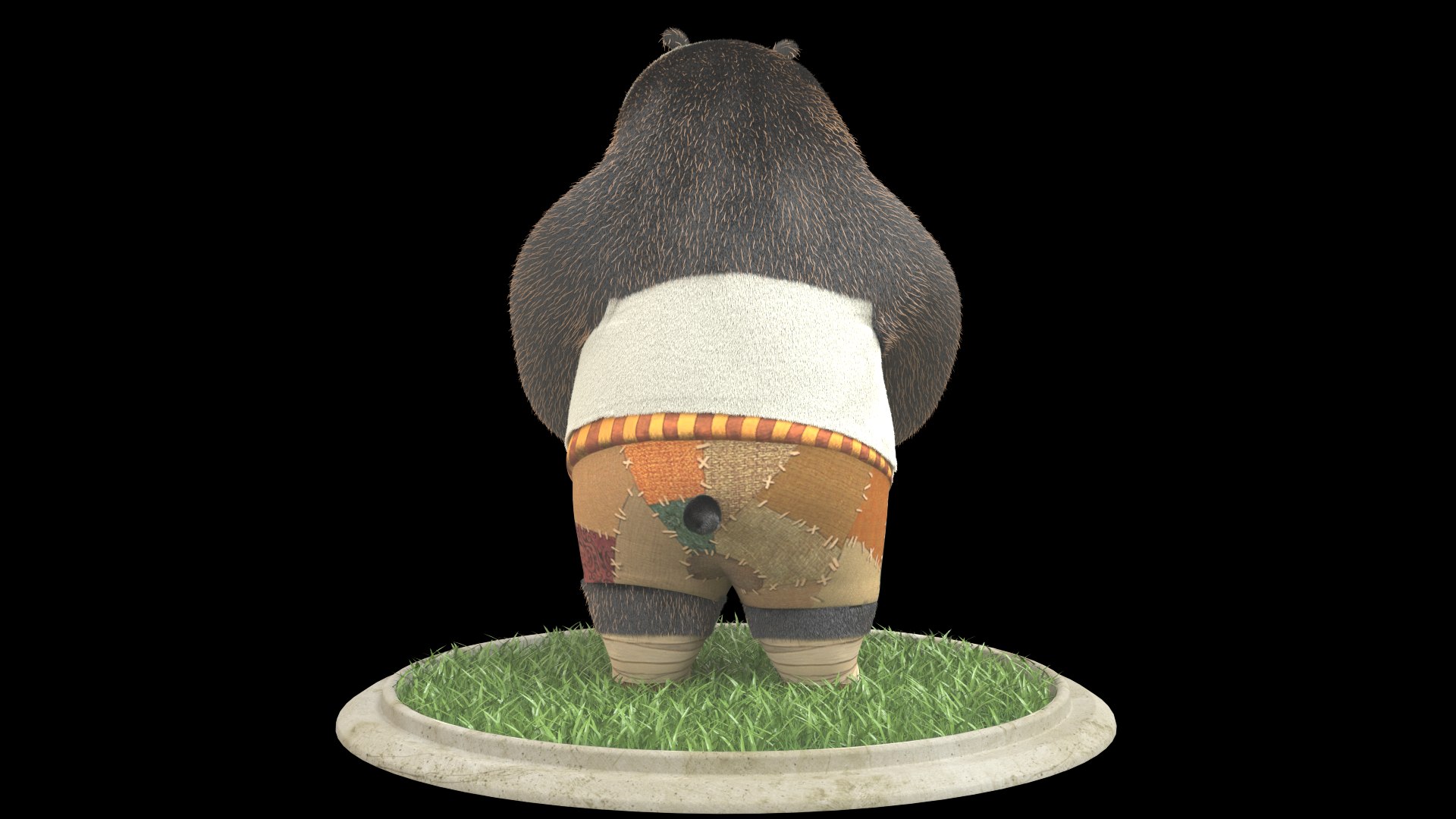 3D Po Kung Fu Panda - TurboSquid 1378409