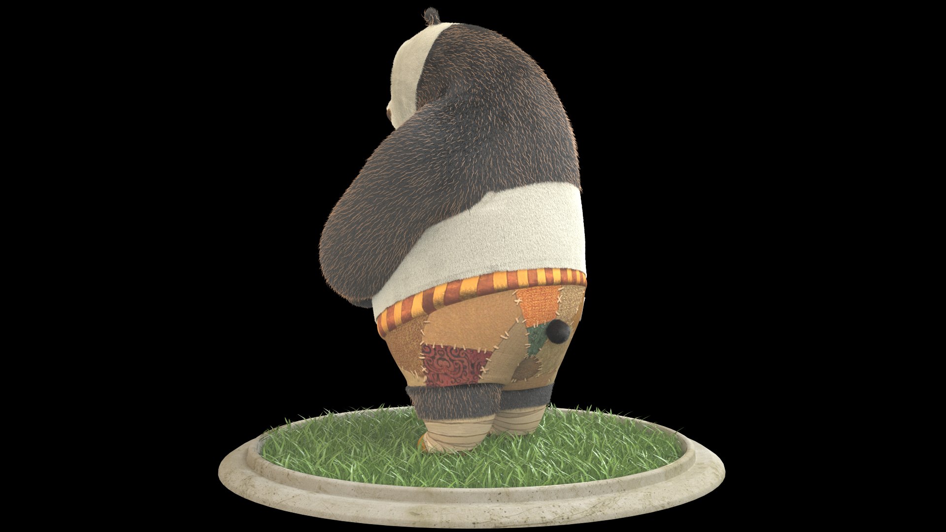 3D Po Kung Fu Panda - TurboSquid 1378409