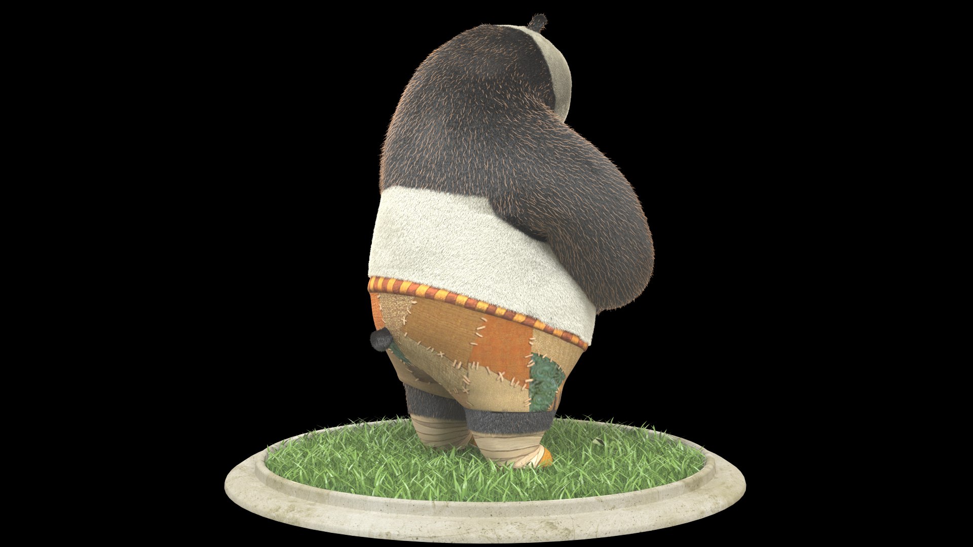 3D Po Kung Fu Panda - TurboSquid 1378409
