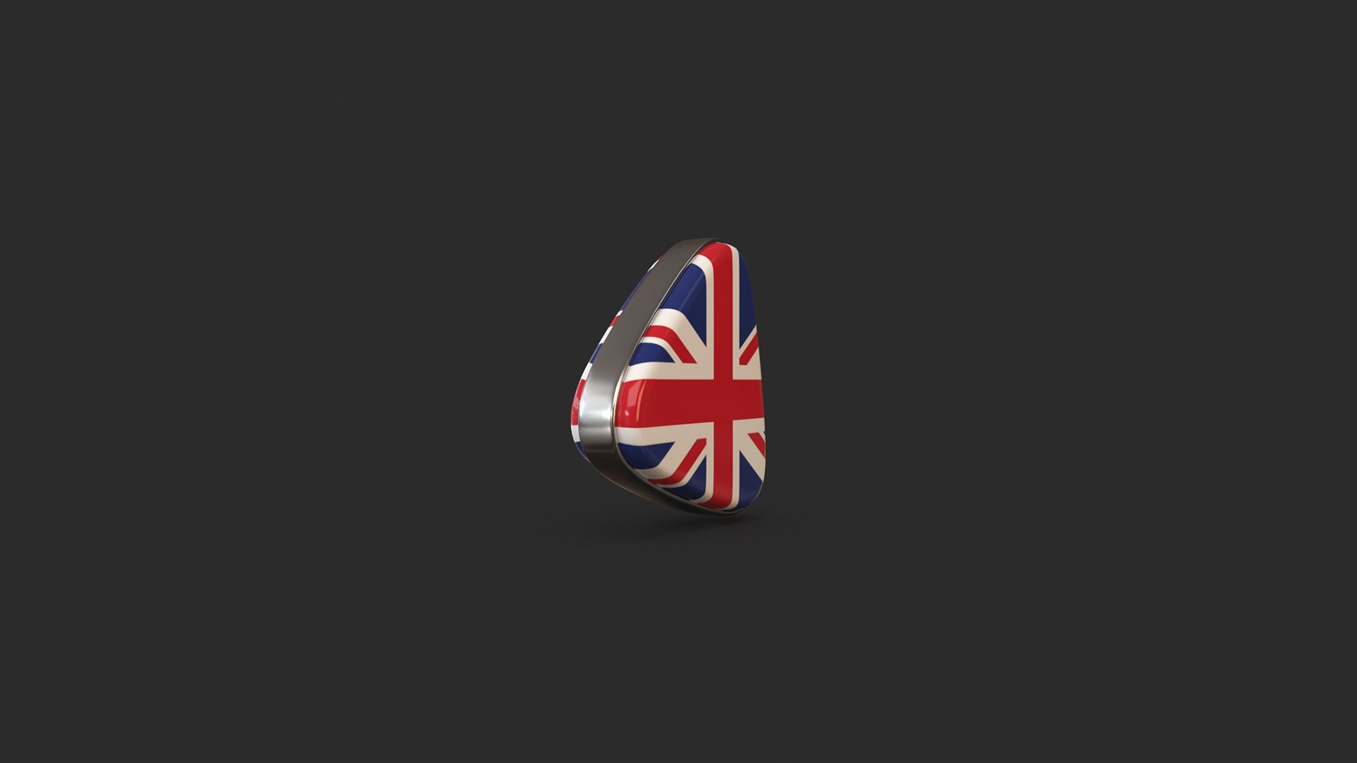3D United Kingdom Flag Icon - TurboSquid 2058989