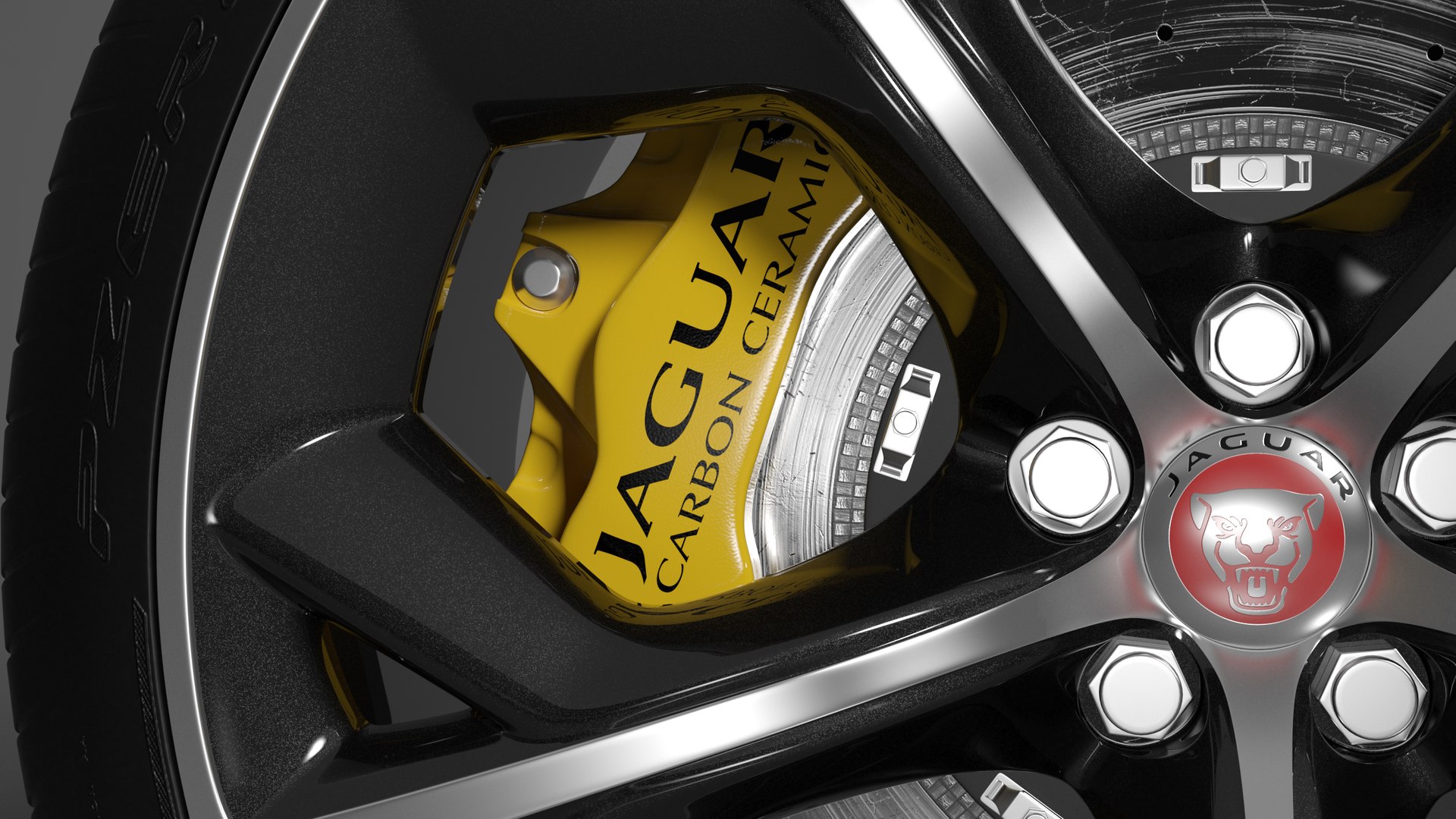 3D 20 Wheel F-type R - TurboSquid 1178642