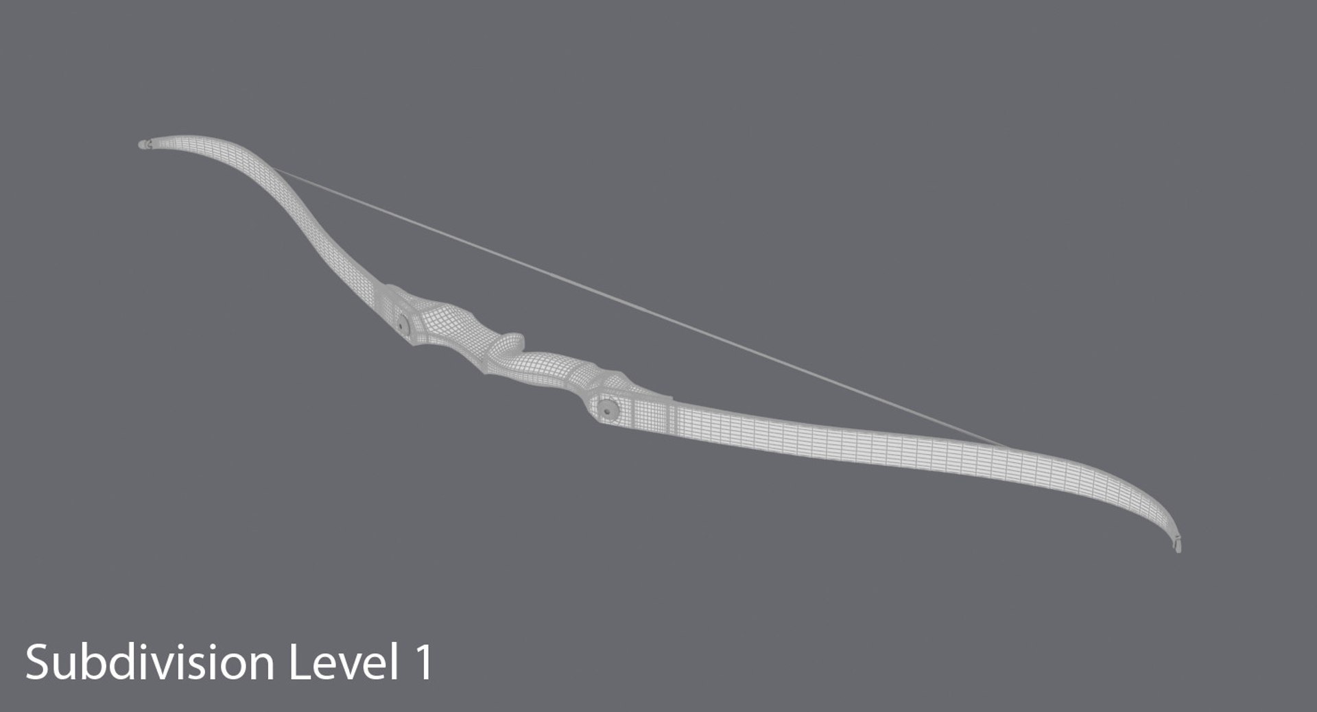 Recurve-bow model - TurboSquid 1338390