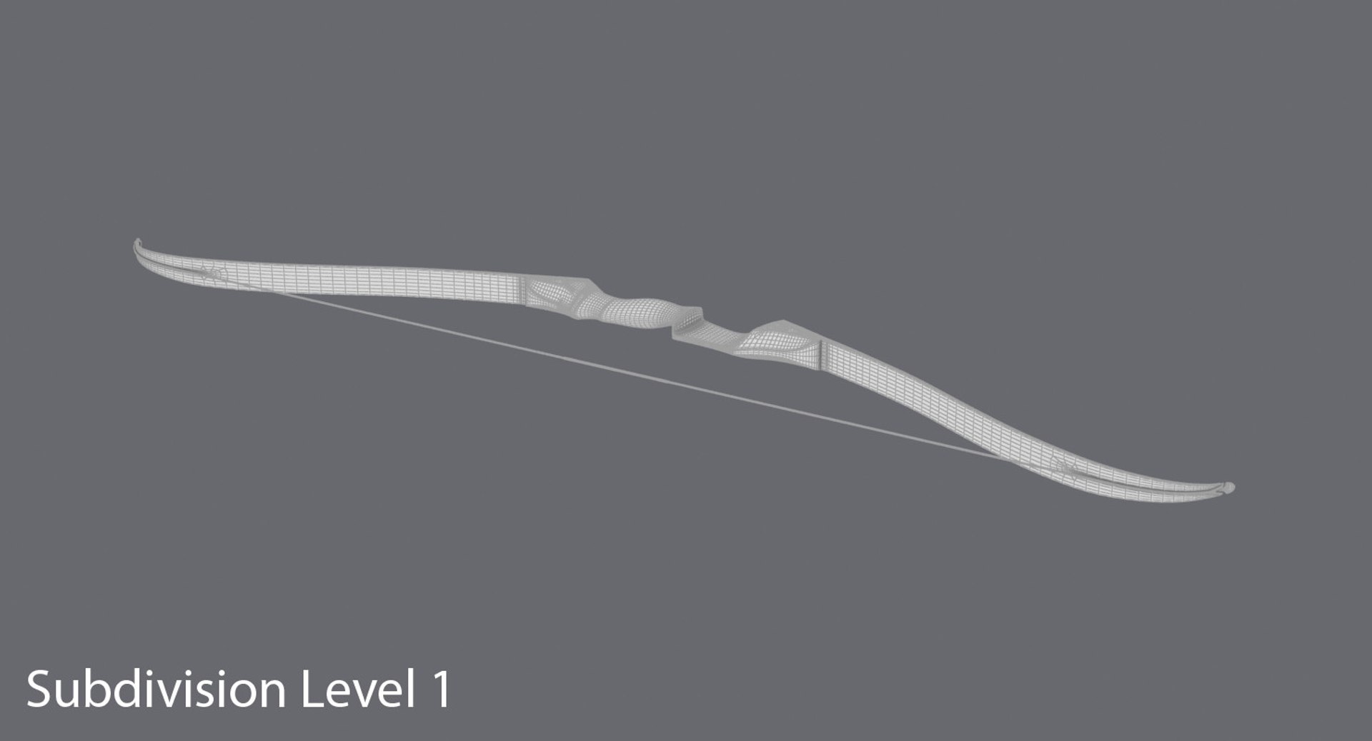 Recurve-bow model - TurboSquid 1338390