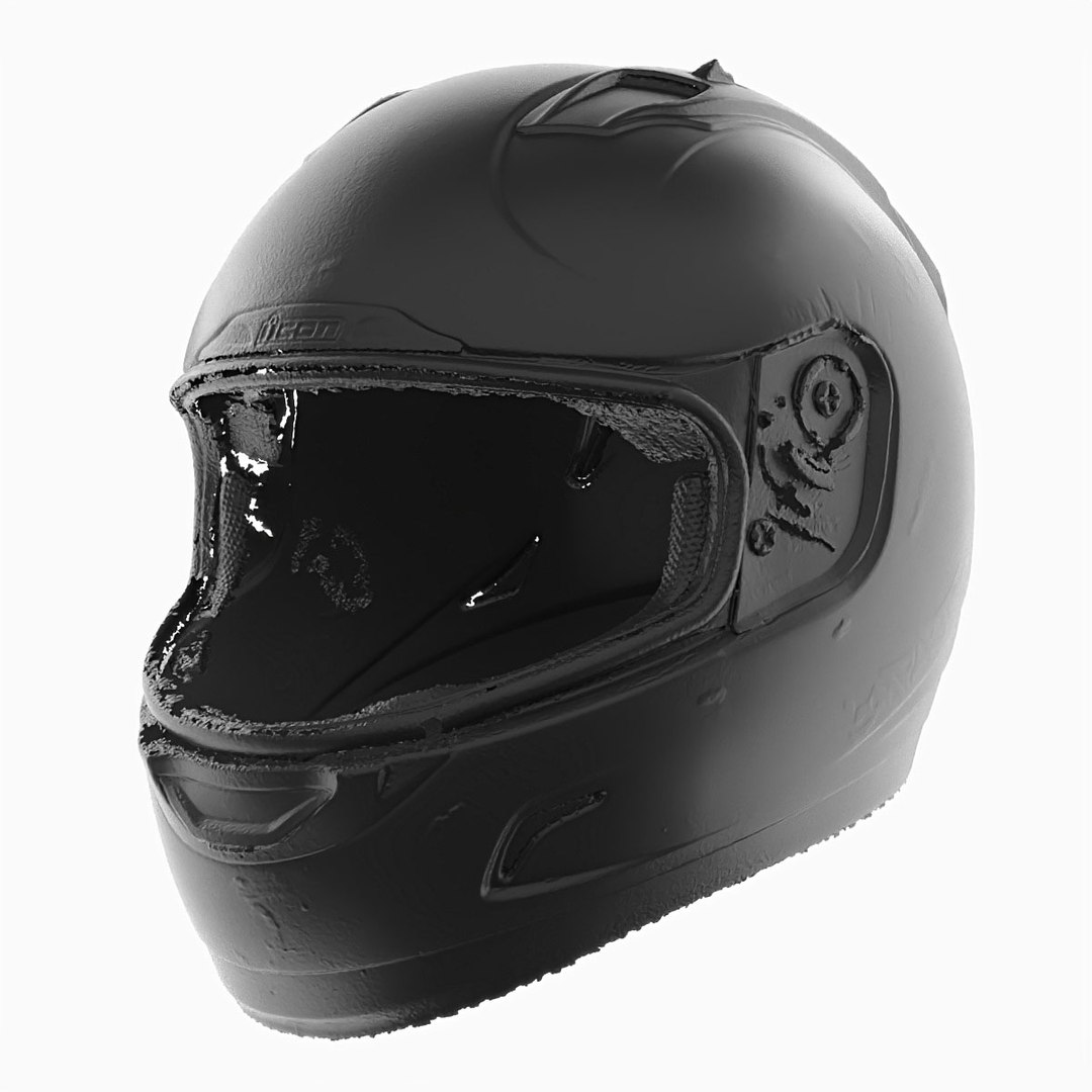 3D Icon Motorcycle Helmet - TurboSquid 2112544