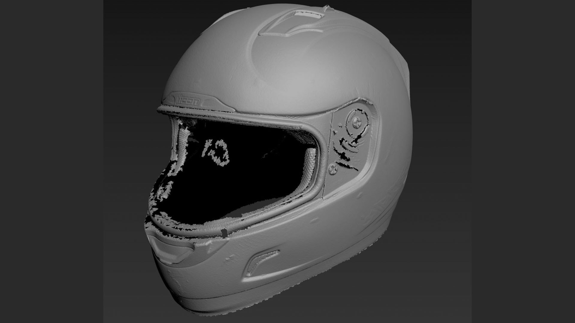 3D Icon Motorcycle Helmet - TurboSquid 2112544