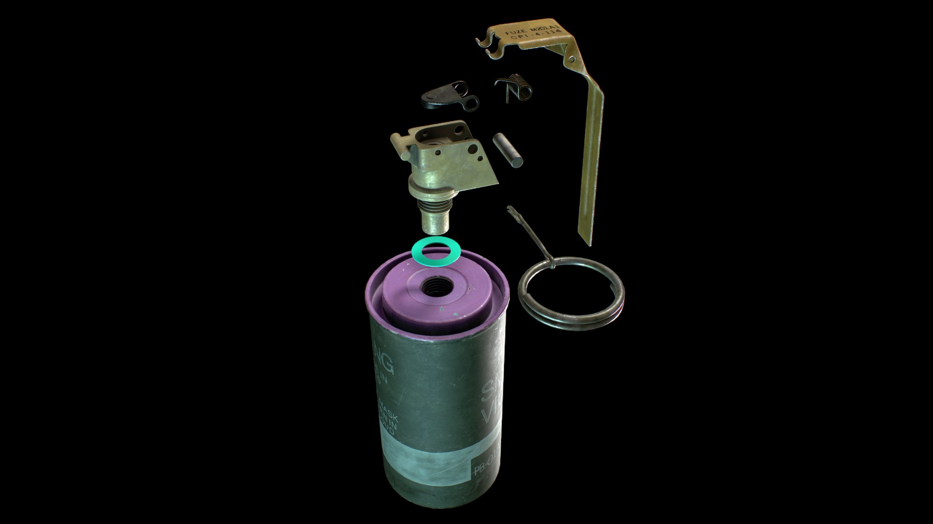 Smoke Grenades M18 And M83 3D Model - TurboSquid 1808789