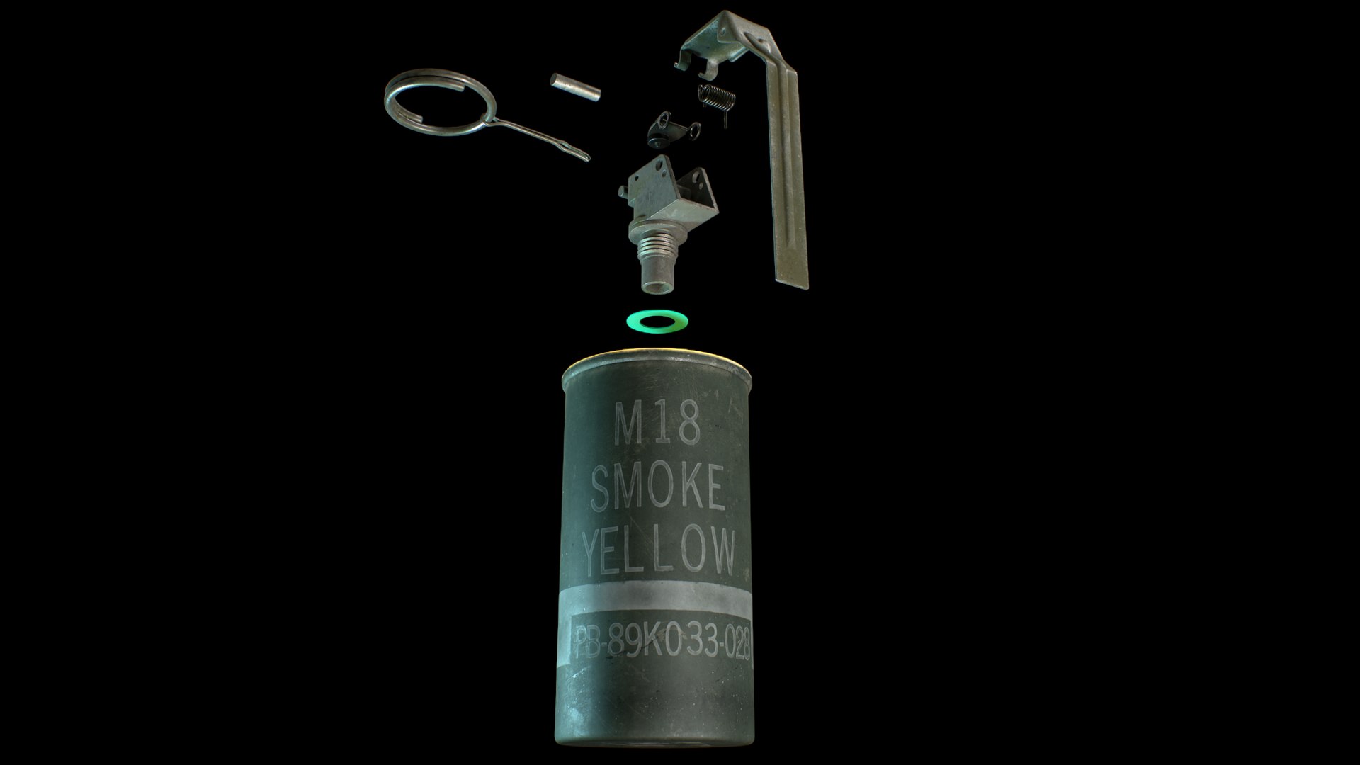 Smoke Grenades M18 And M83 3D Model - TurboSquid 1808789