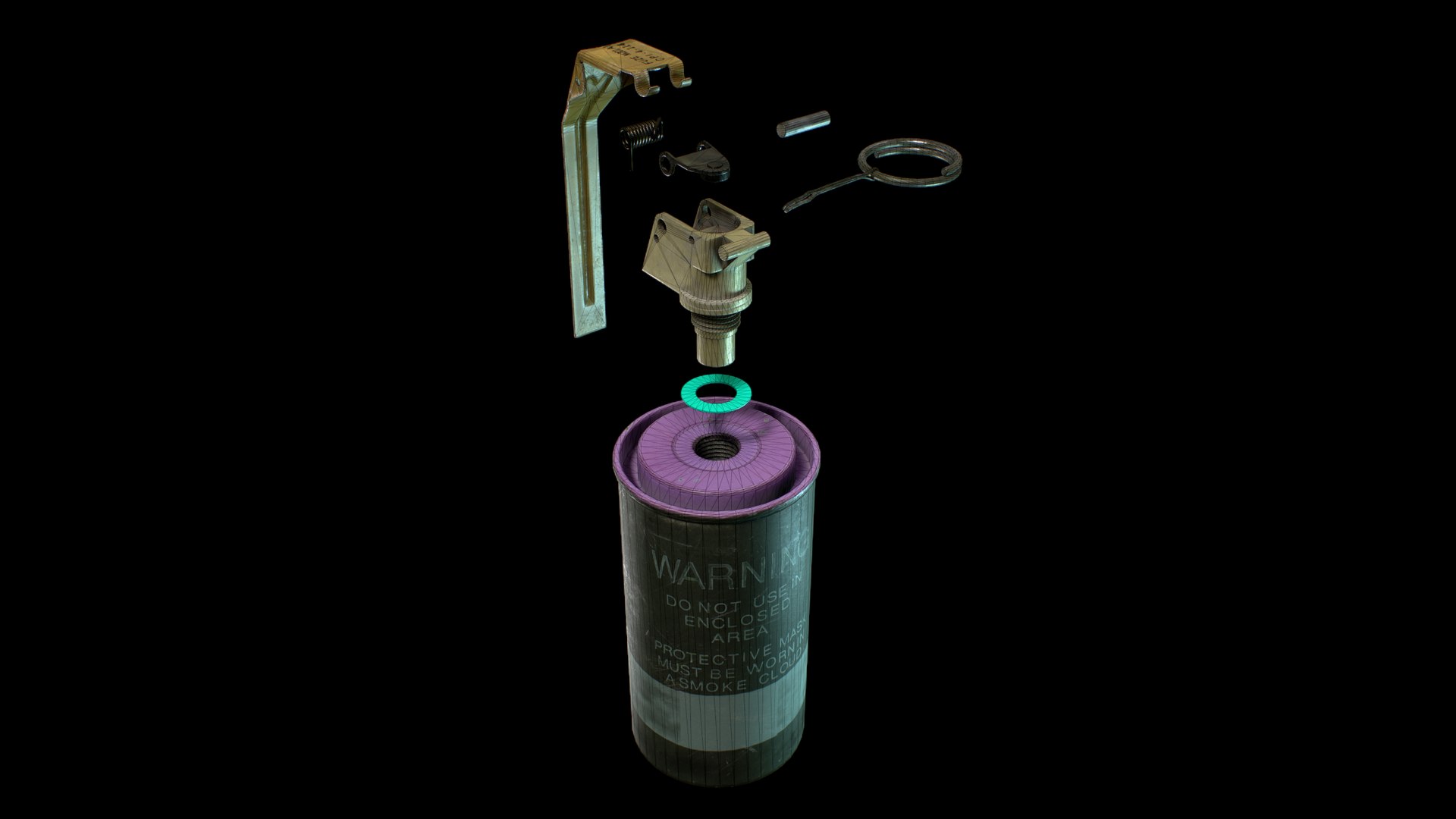 Smoke Grenades M18 And M83 3D Model - TurboSquid 1808789