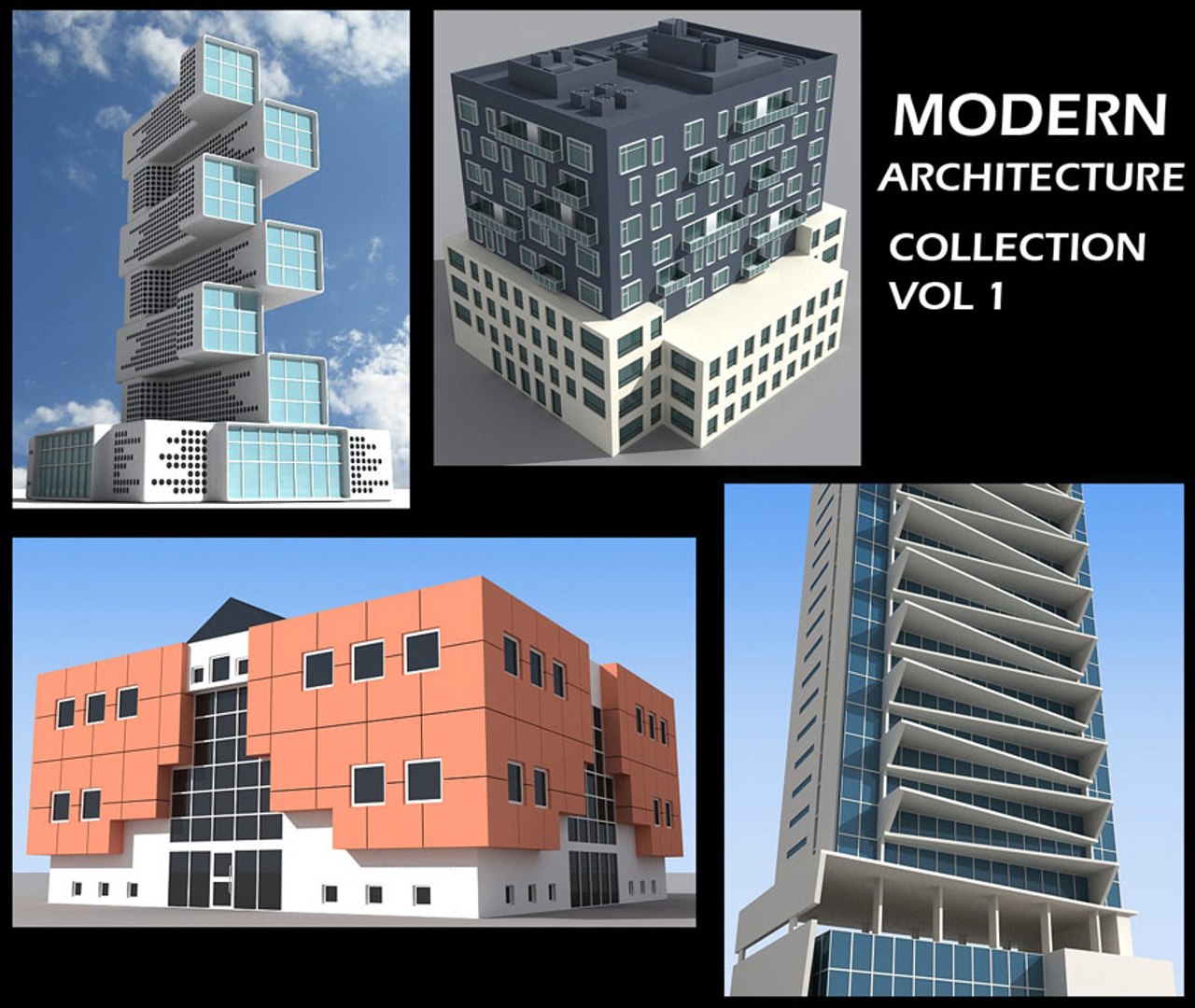 3d Modern Architecture Vol 1