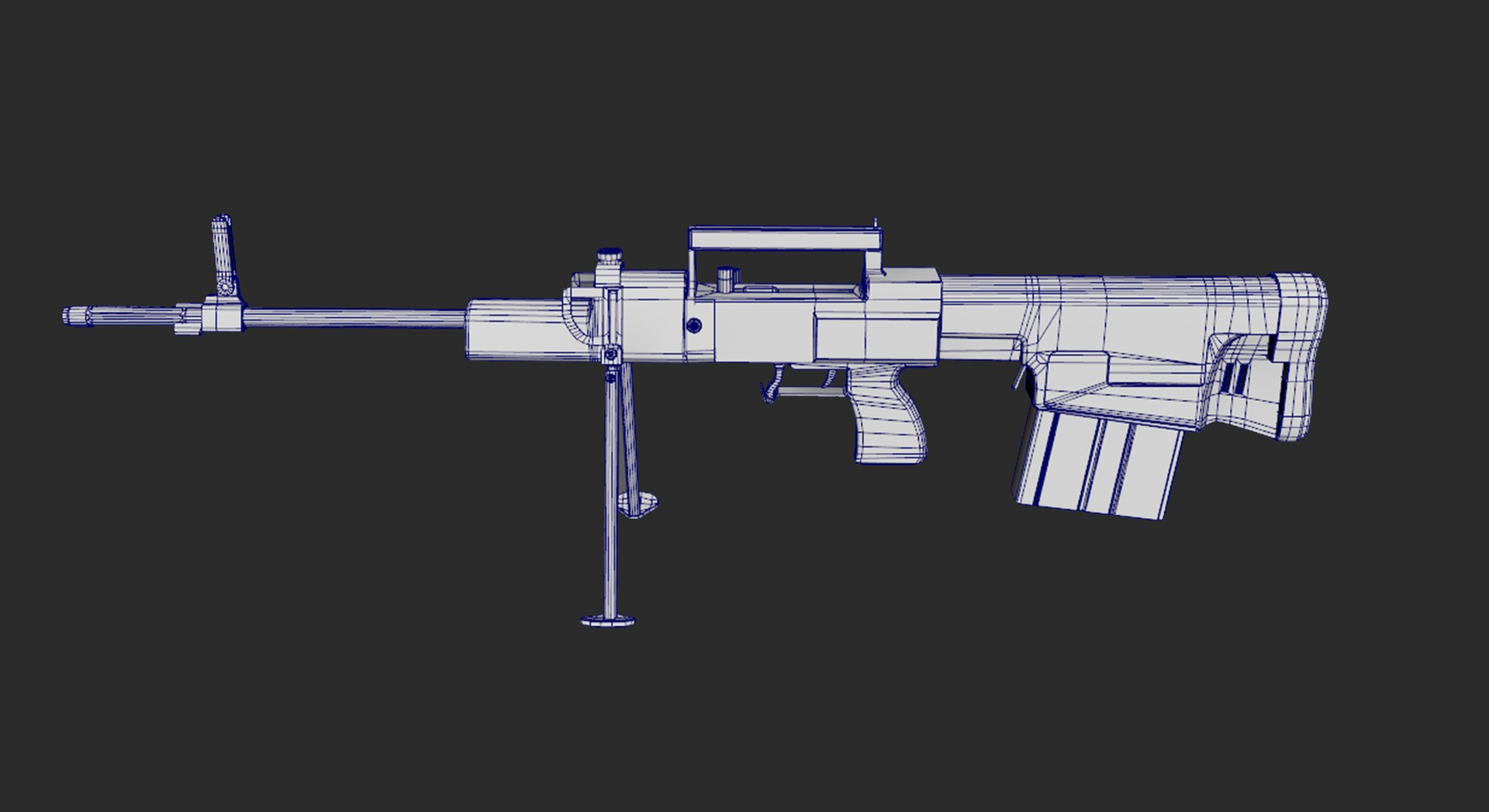 Special Purpose Individual Rifle SPIW 3D - TurboSquid 2069804