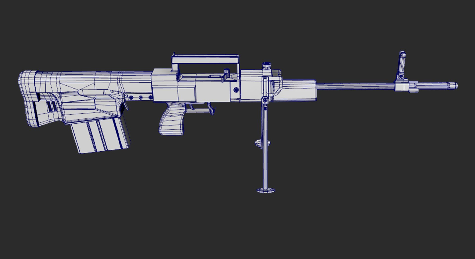 Special Purpose Individual Rifle SPIW 3D - TurboSquid 2069804