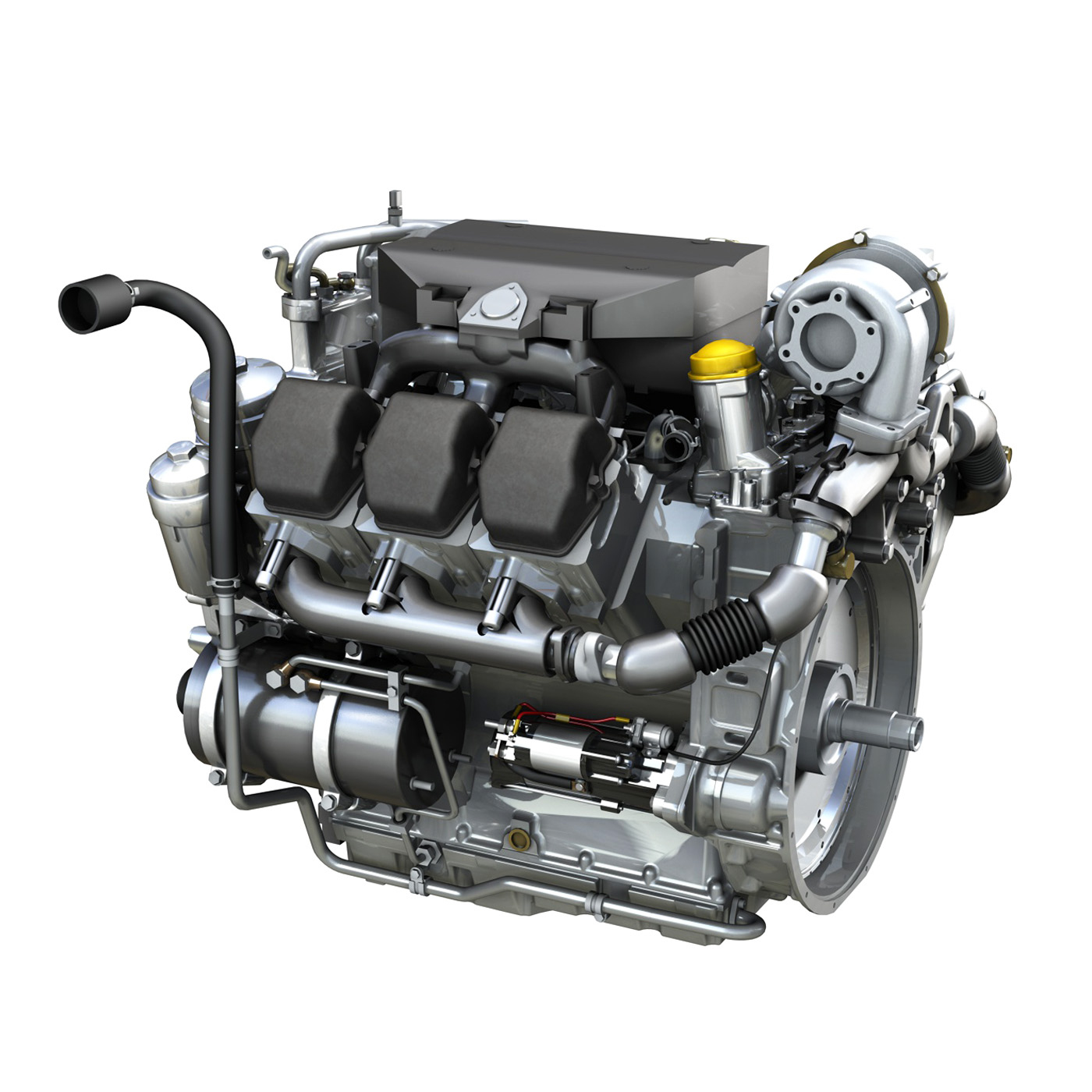 3d 3ds diesel engine parts