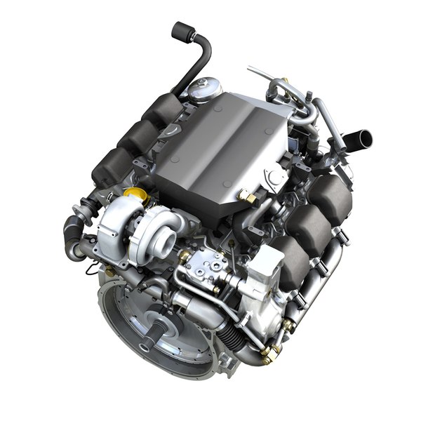 3d 3ds diesel engine parts