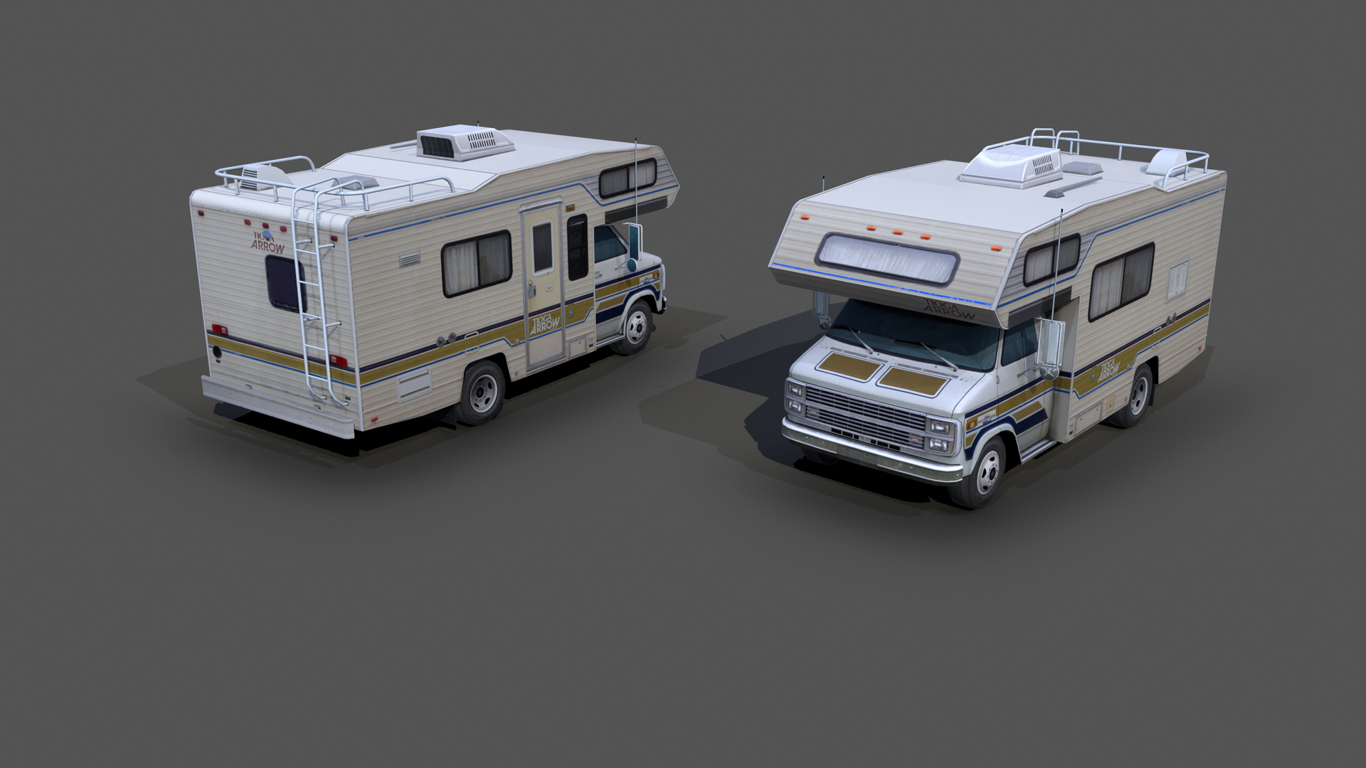 Tioga Arrow G30 RV 1983 3D model - TurboSquid 1816346