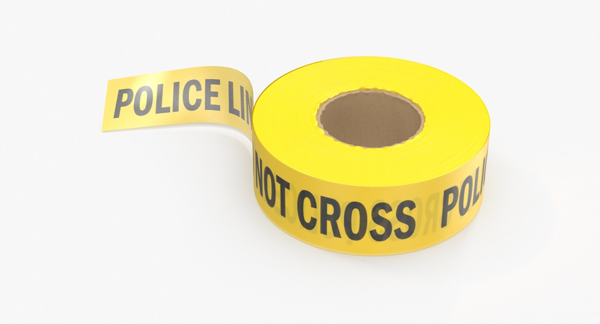 3d Police Tape Roll