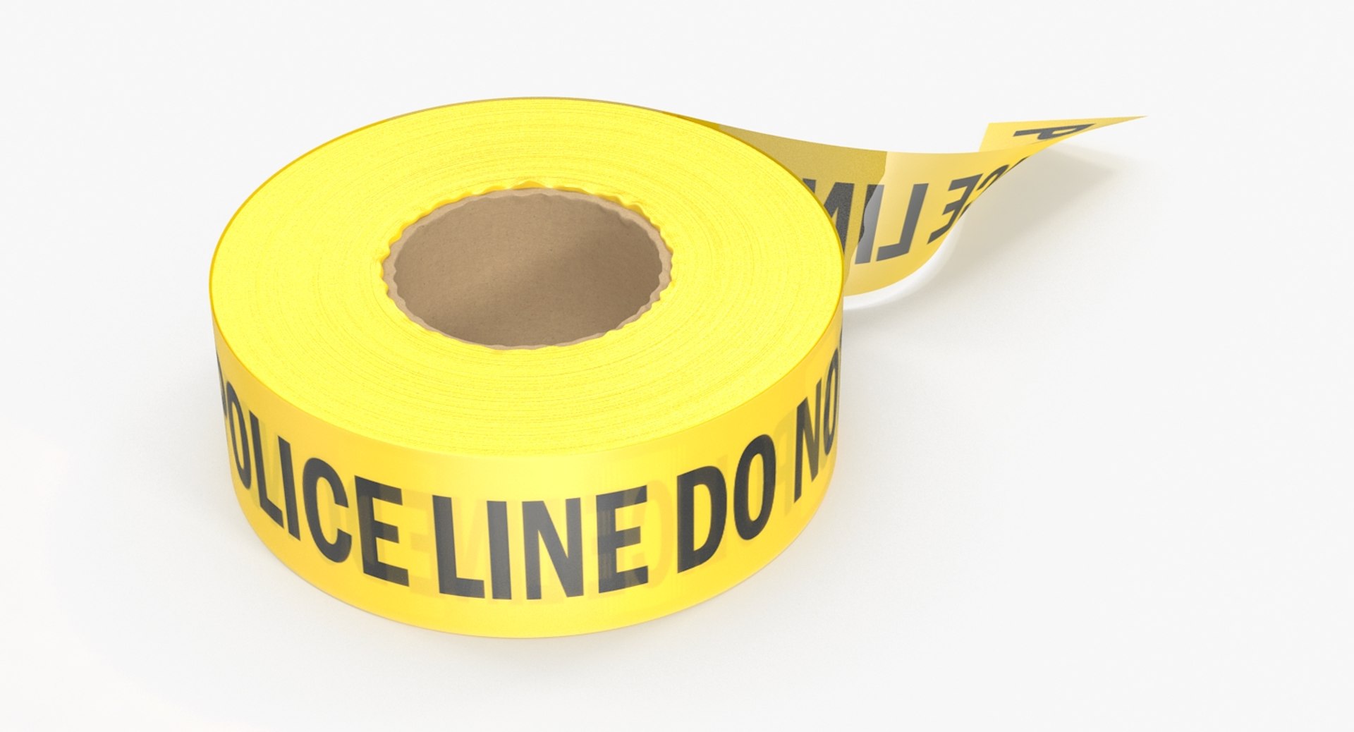 3d Police Tape Roll