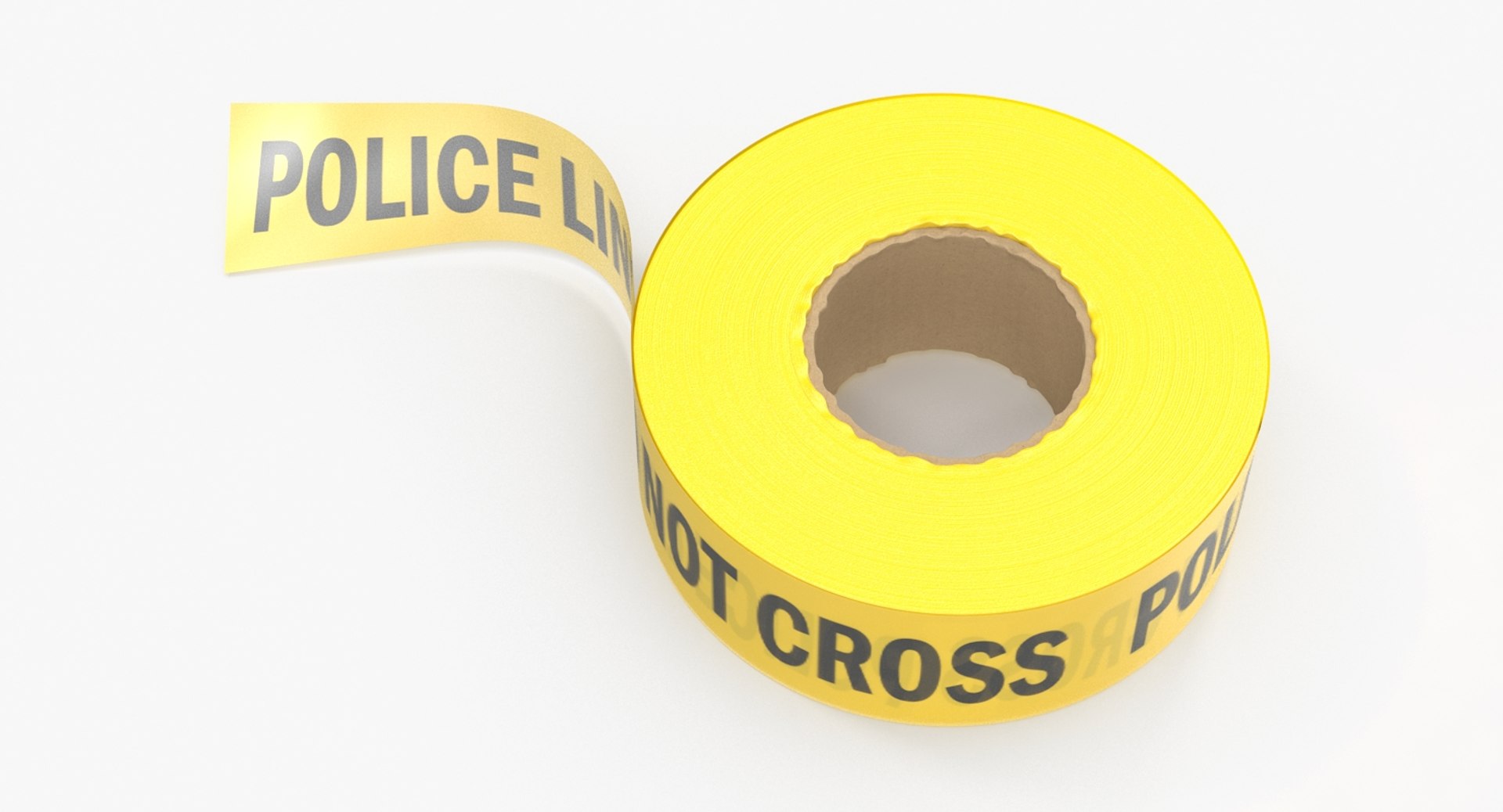 3d Police Tape Roll