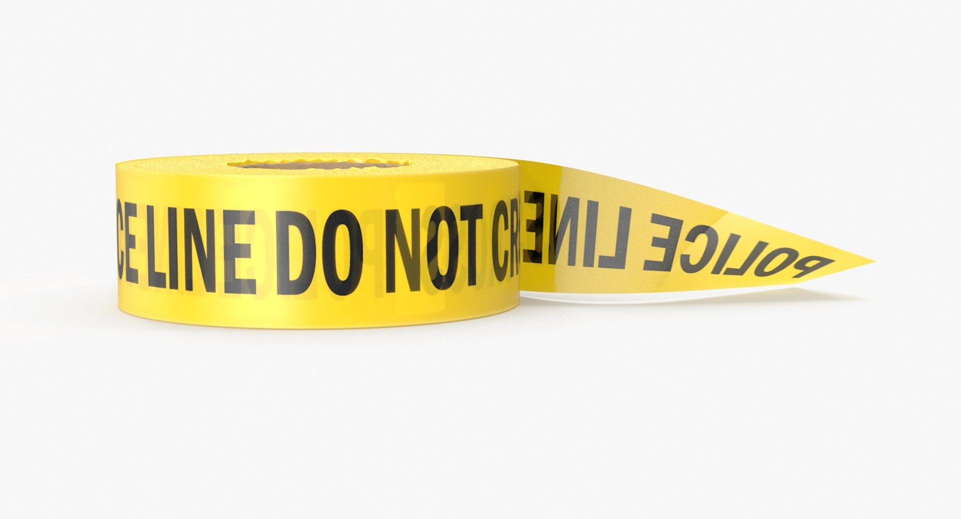 3d Police Tape Roll