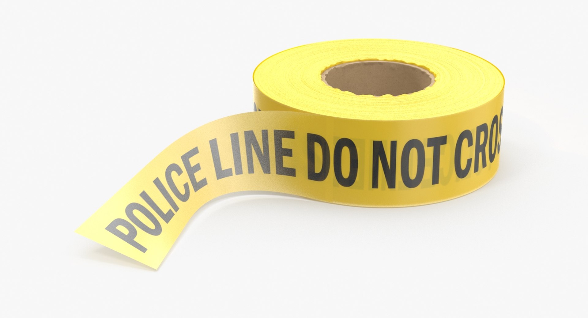 3d Police Tape Roll