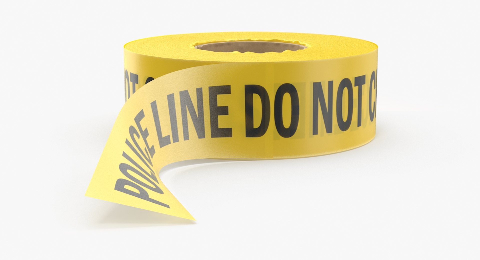 3d Police Tape Roll