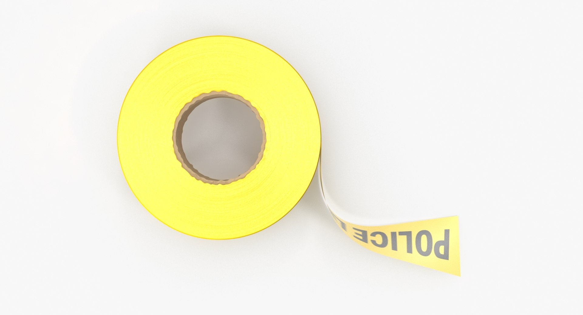 3d Police Tape Roll