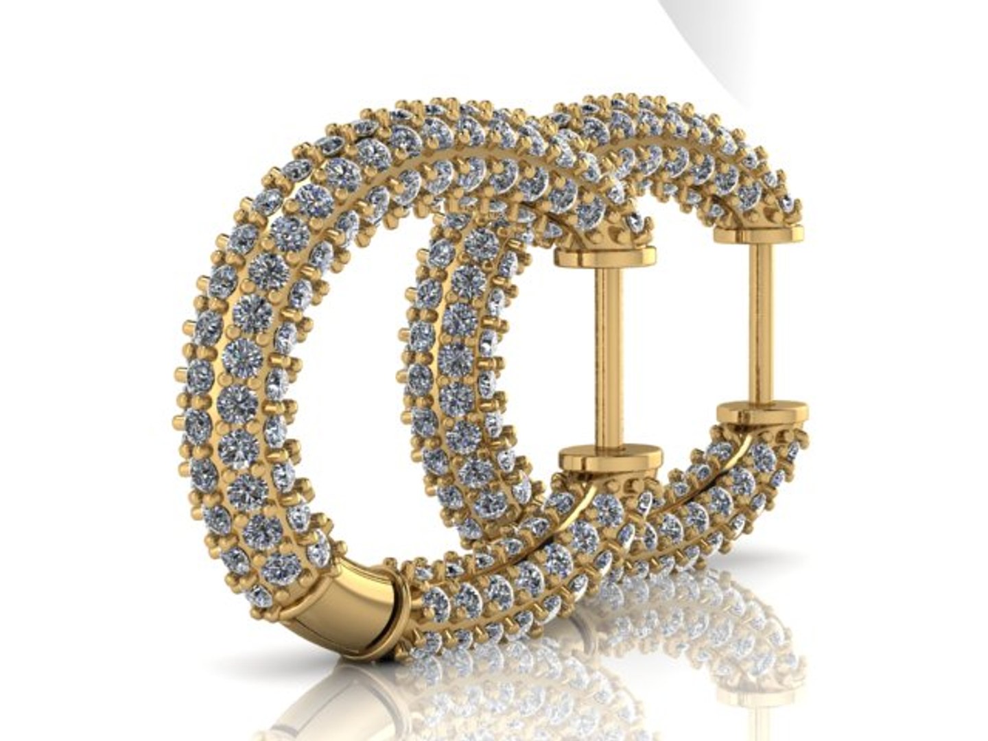 3D Model Earrings - TurboSquid 1329983