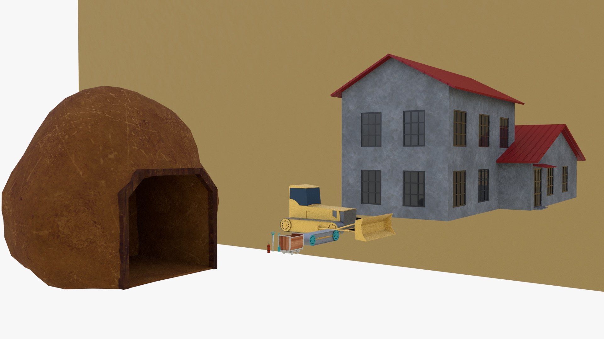 Opencast Mines 3D Model - TurboSquid 1898995