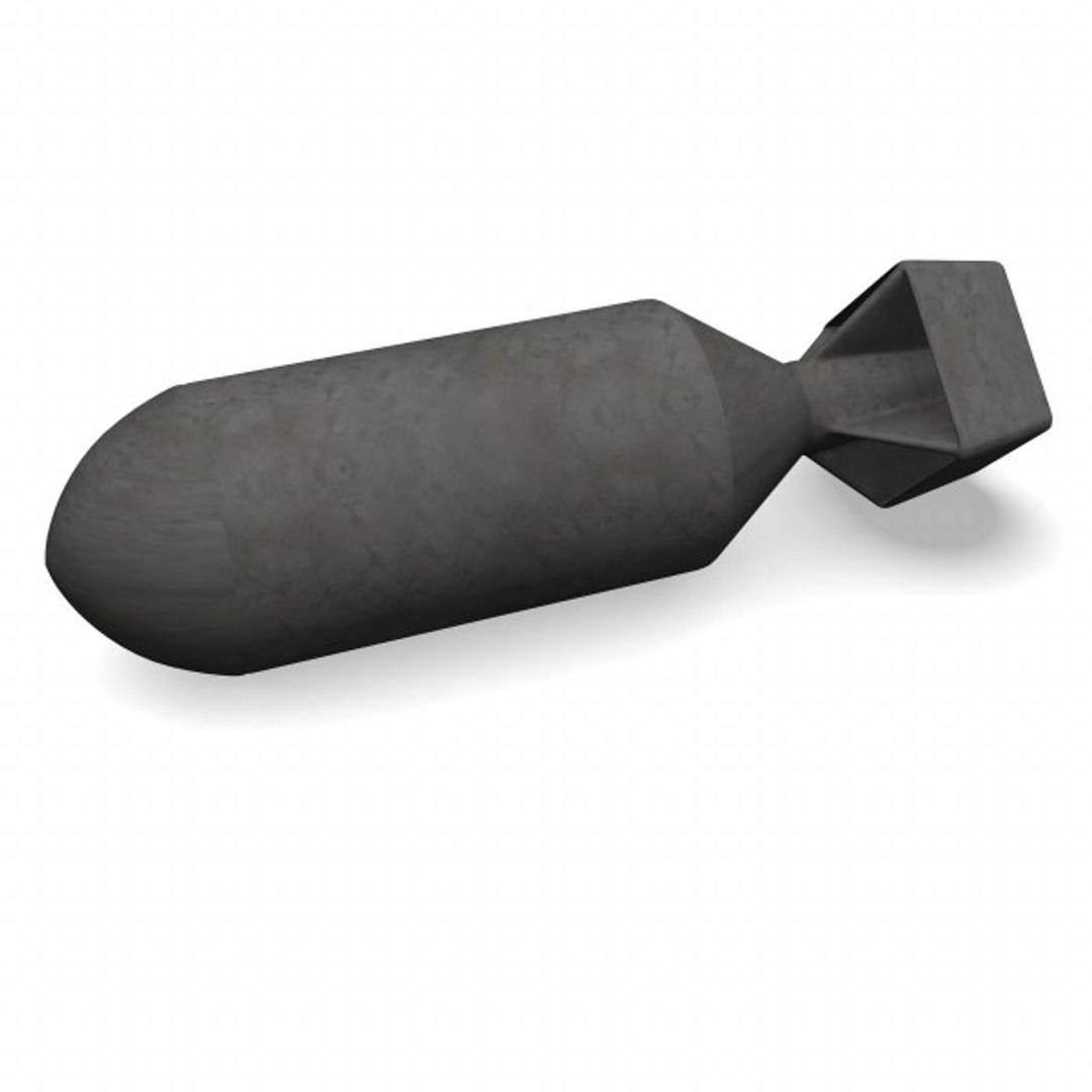 bombs 3d dxf