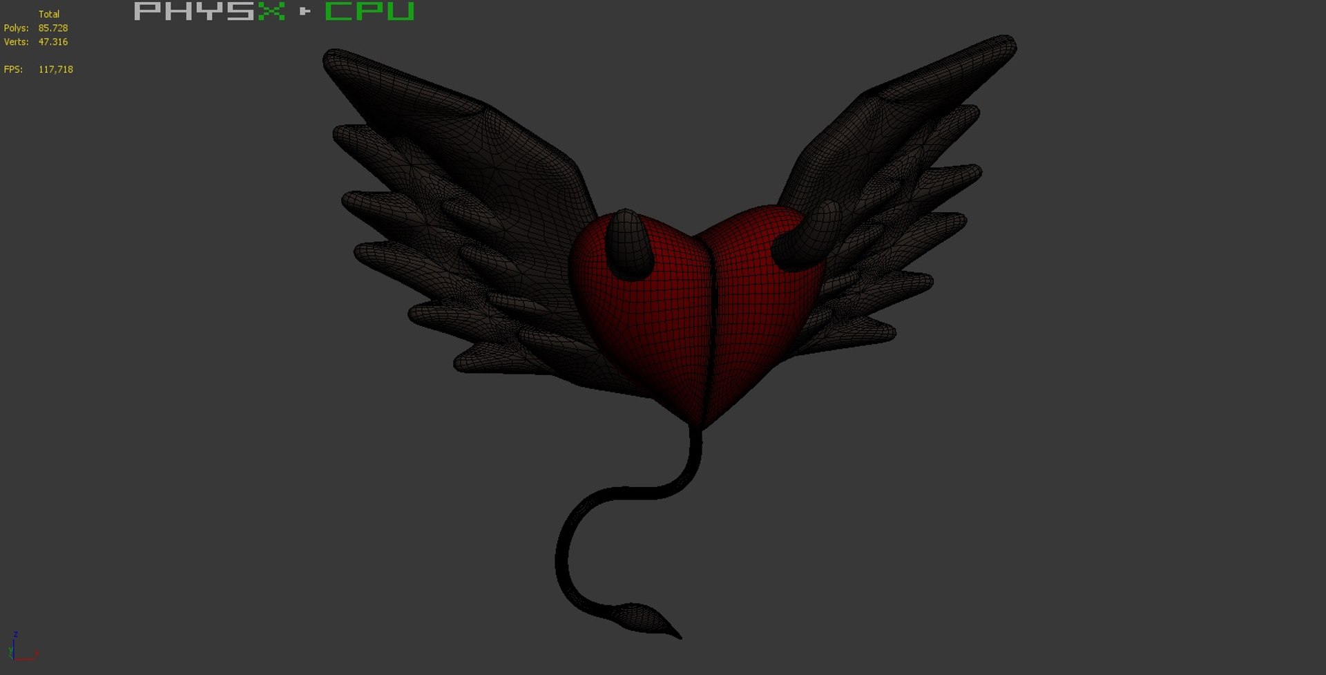 Heart Devil Evil 3D Model - TurboSquid 1167237