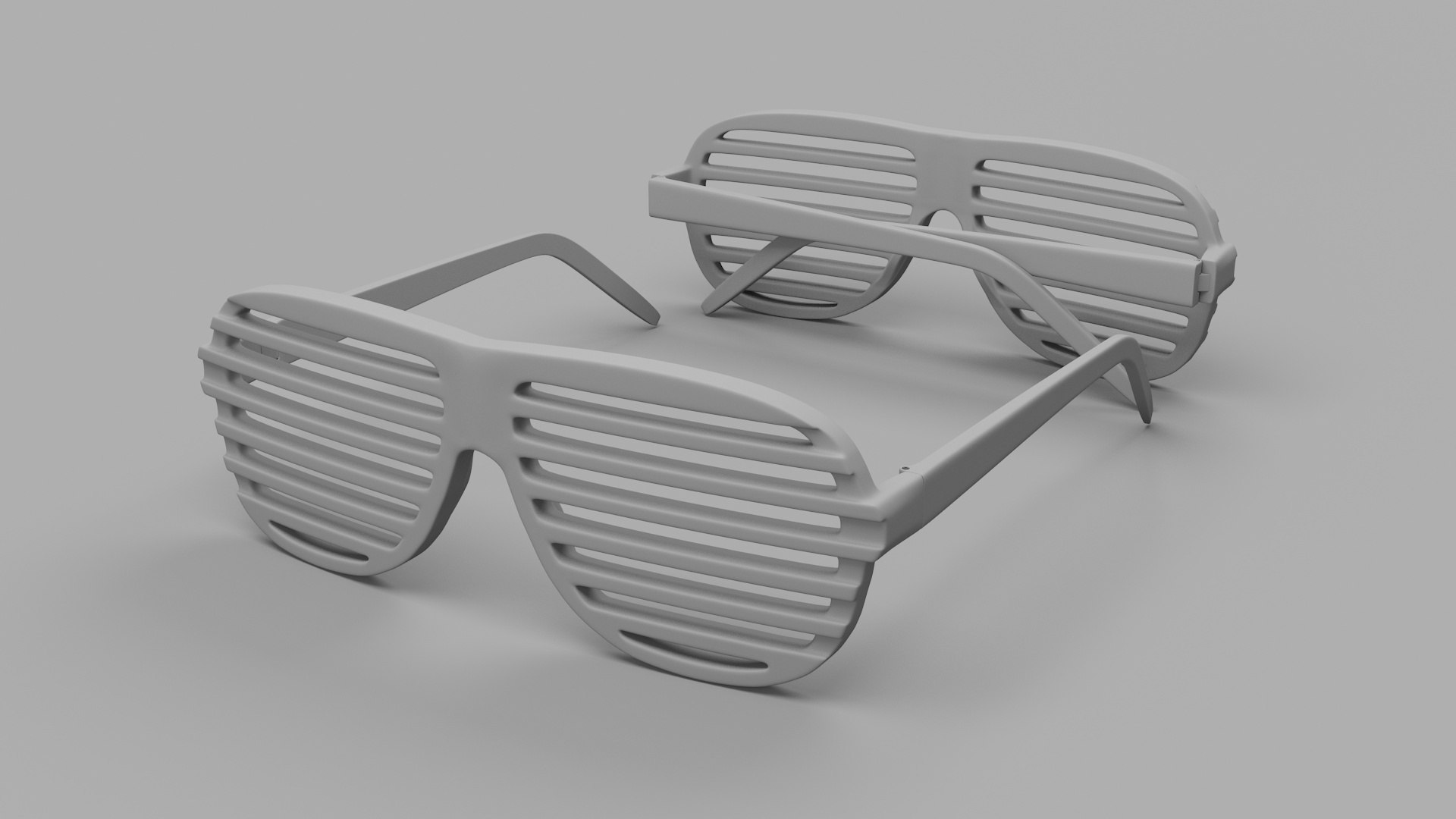 Shutter Shade Sunglass 3D model - TurboSquid 1882818