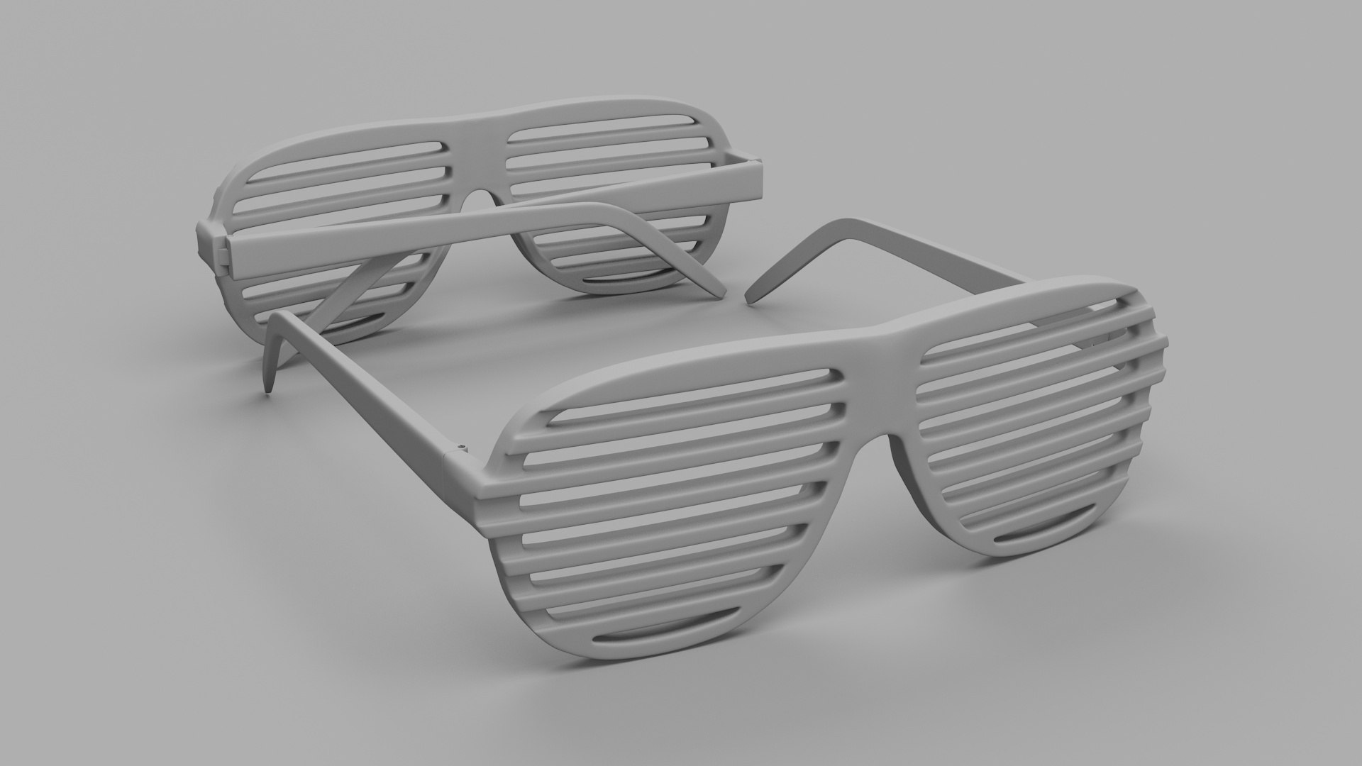 Shutter Shade Sunglass 3D model - TurboSquid 1882818