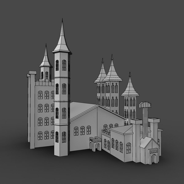 3d model castle versions