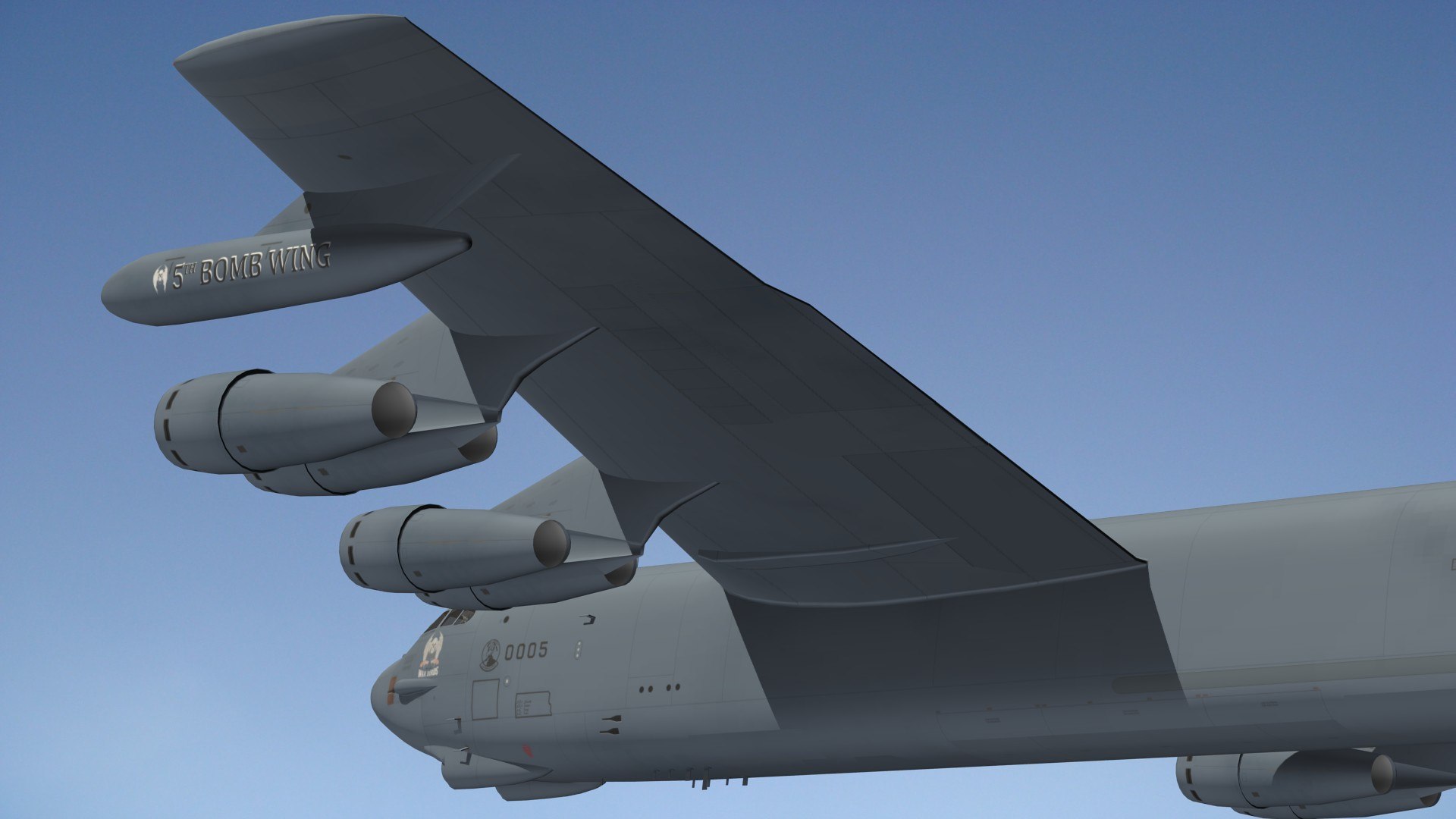 3D Boeing B52H Stratofortress - TurboSquid 2087040