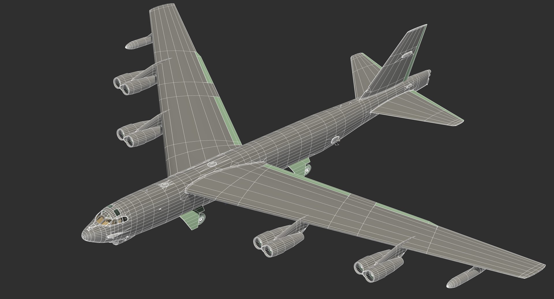 3D Boeing B52H Stratofortress - TurboSquid 2087040