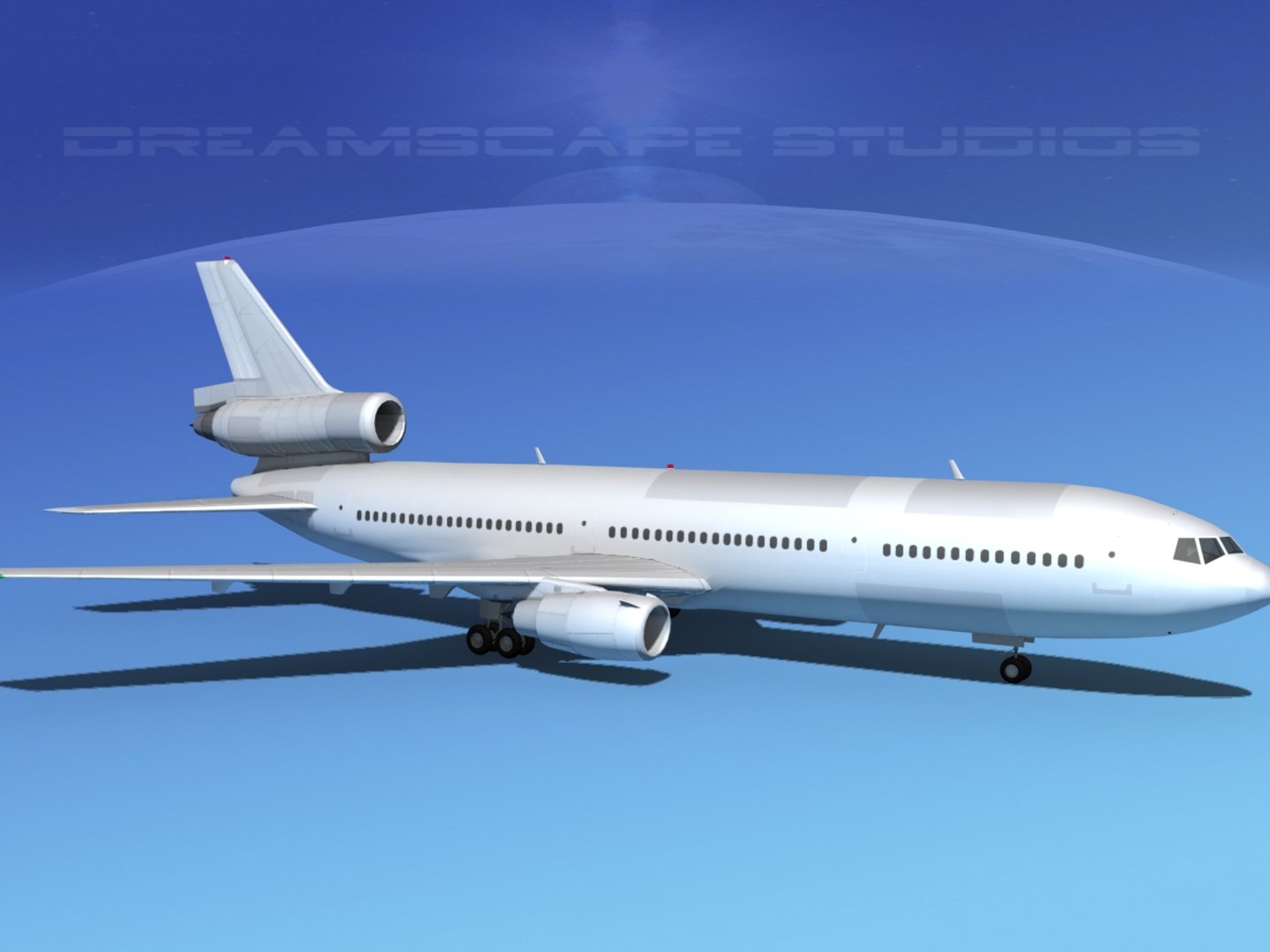 3d Model Douglas Dc-10