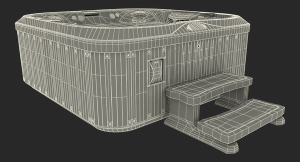 Jacuzzi j-335 person hot tub 3D model - TurboSquid 1434283