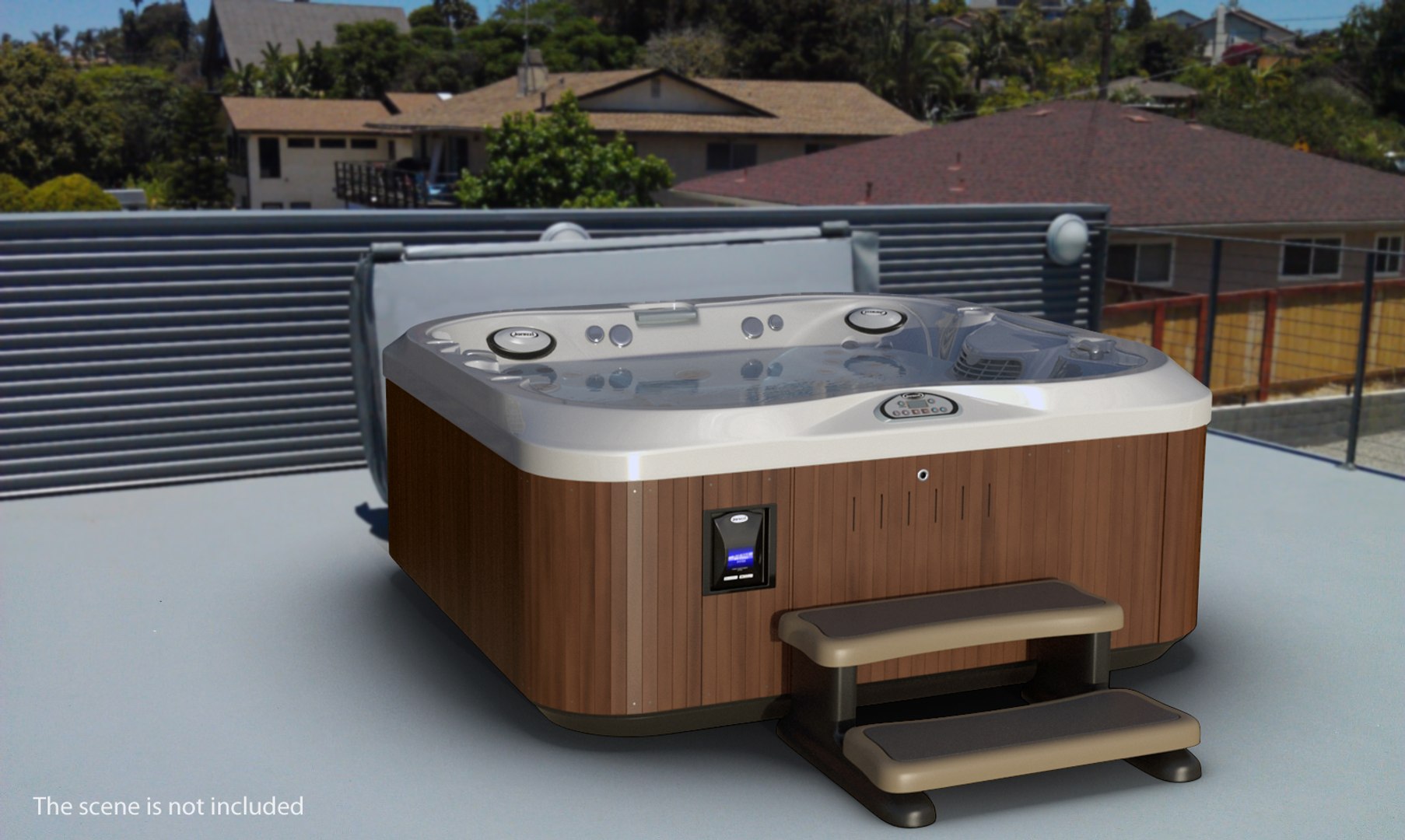 Jacuzzi J-335 Person Hot Tub 3D Model - TurboSquid 1434283