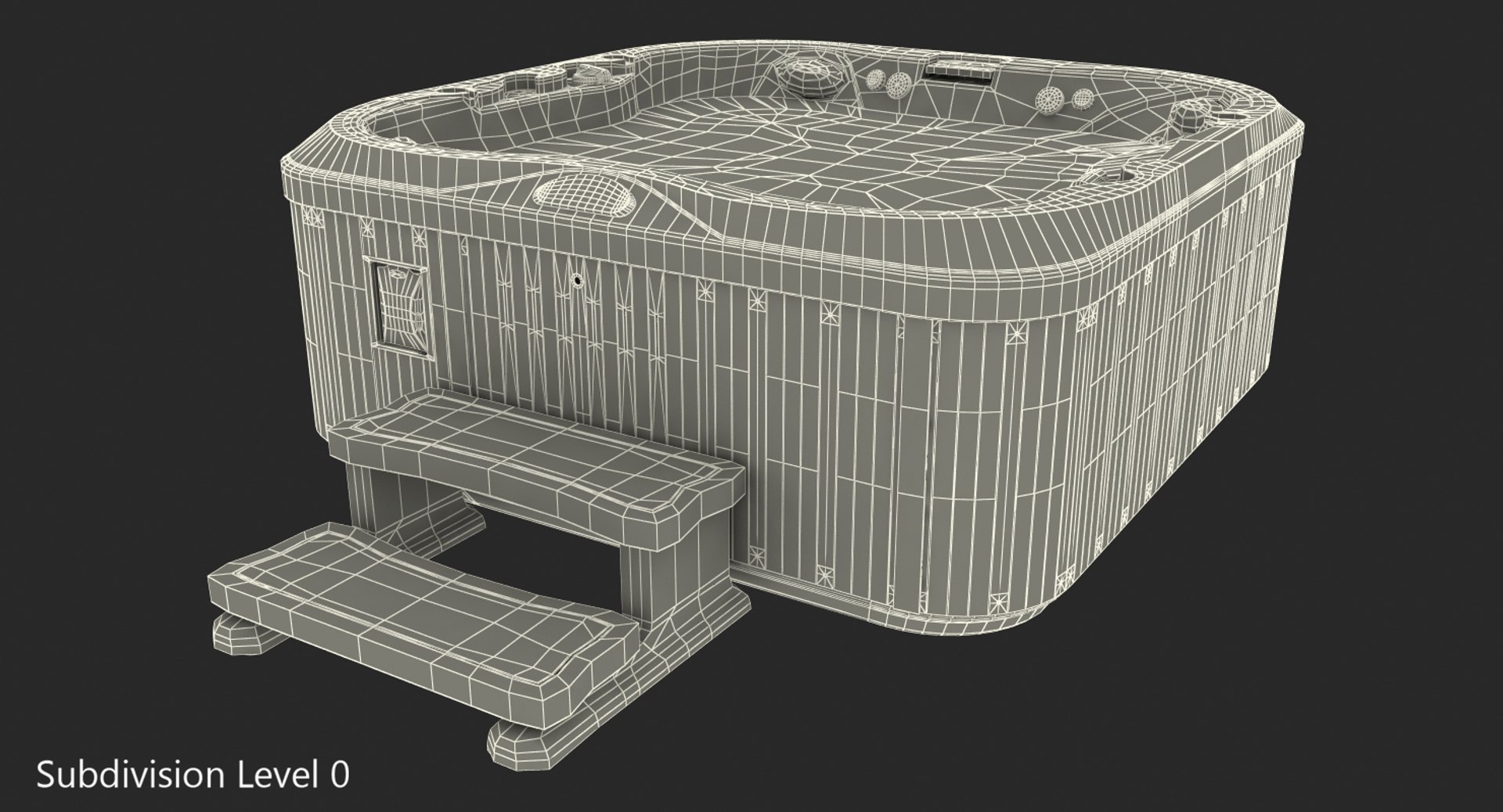 Jacuzzi j-335 person hot tub 3D model - TurboSquid 1434283