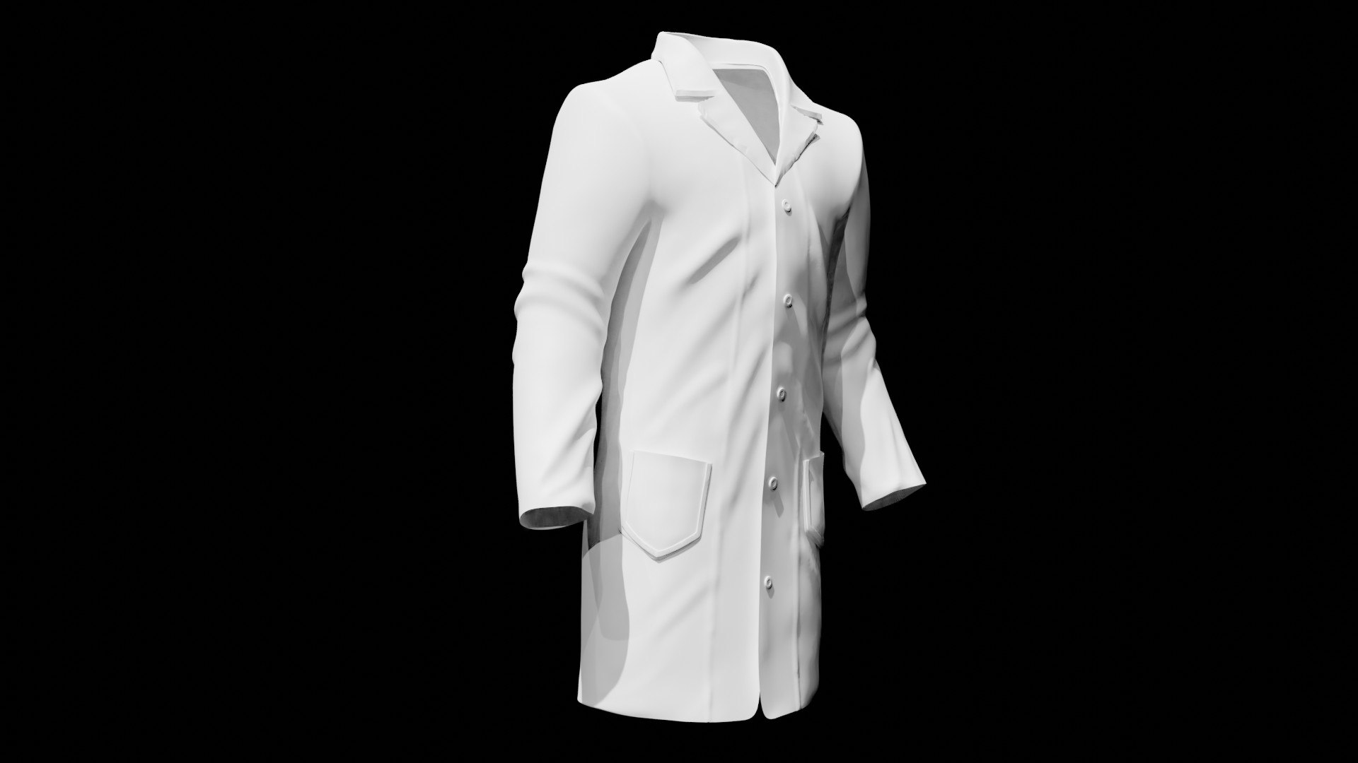 3D Lab Coat - TurboSquid 1808406