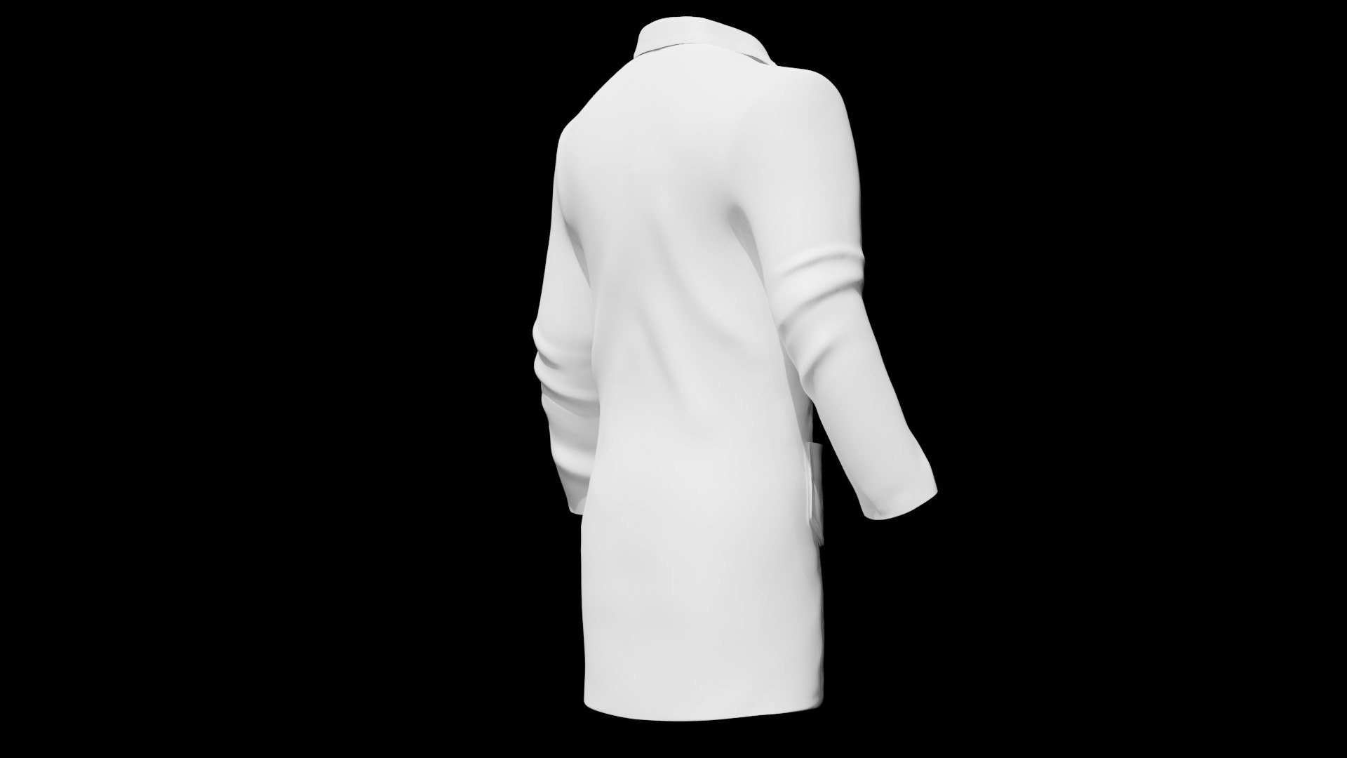 3D Lab Coat - TurboSquid 1808406