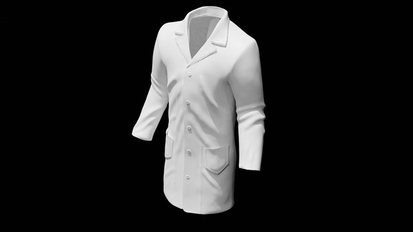 3D Lab Coat - TurboSquid 1808406