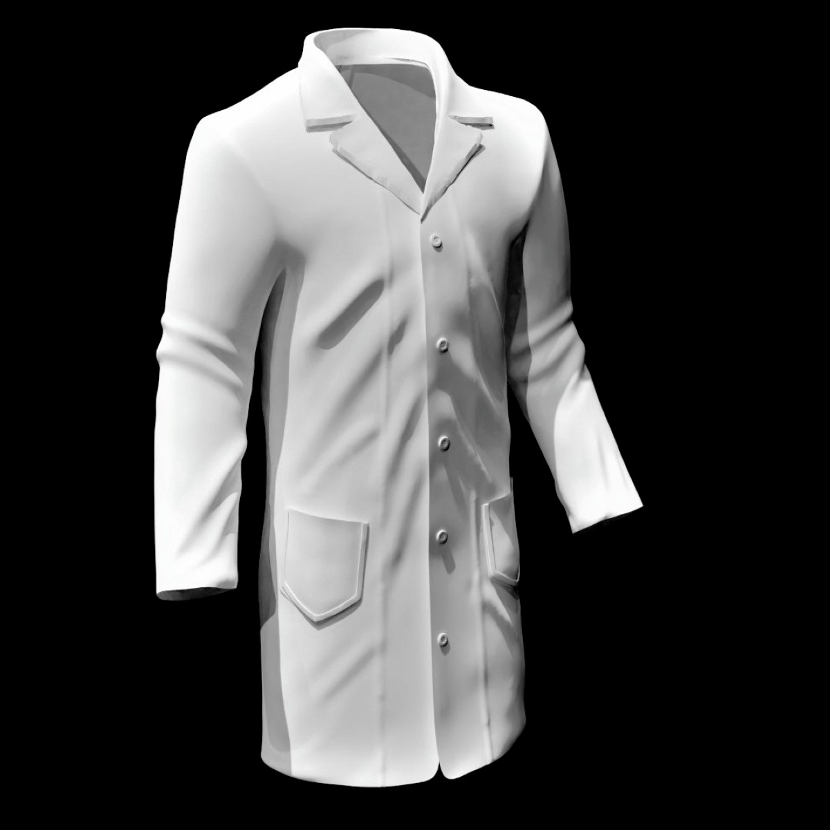 3D Lab Coat - TurboSquid 1808406